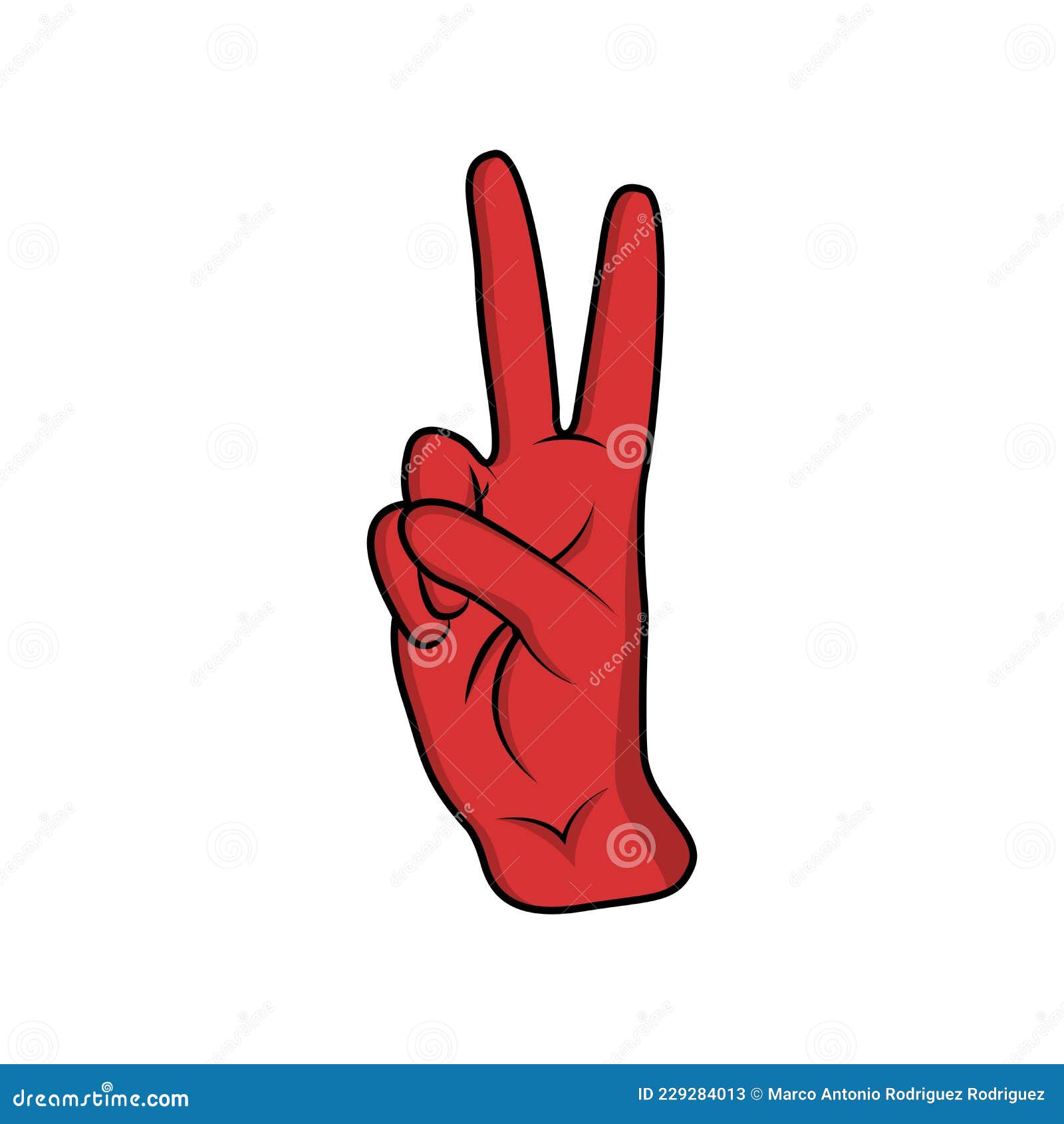 Isolated Hand Doing Sign Language Stock Vector - Illustration of symbol ...