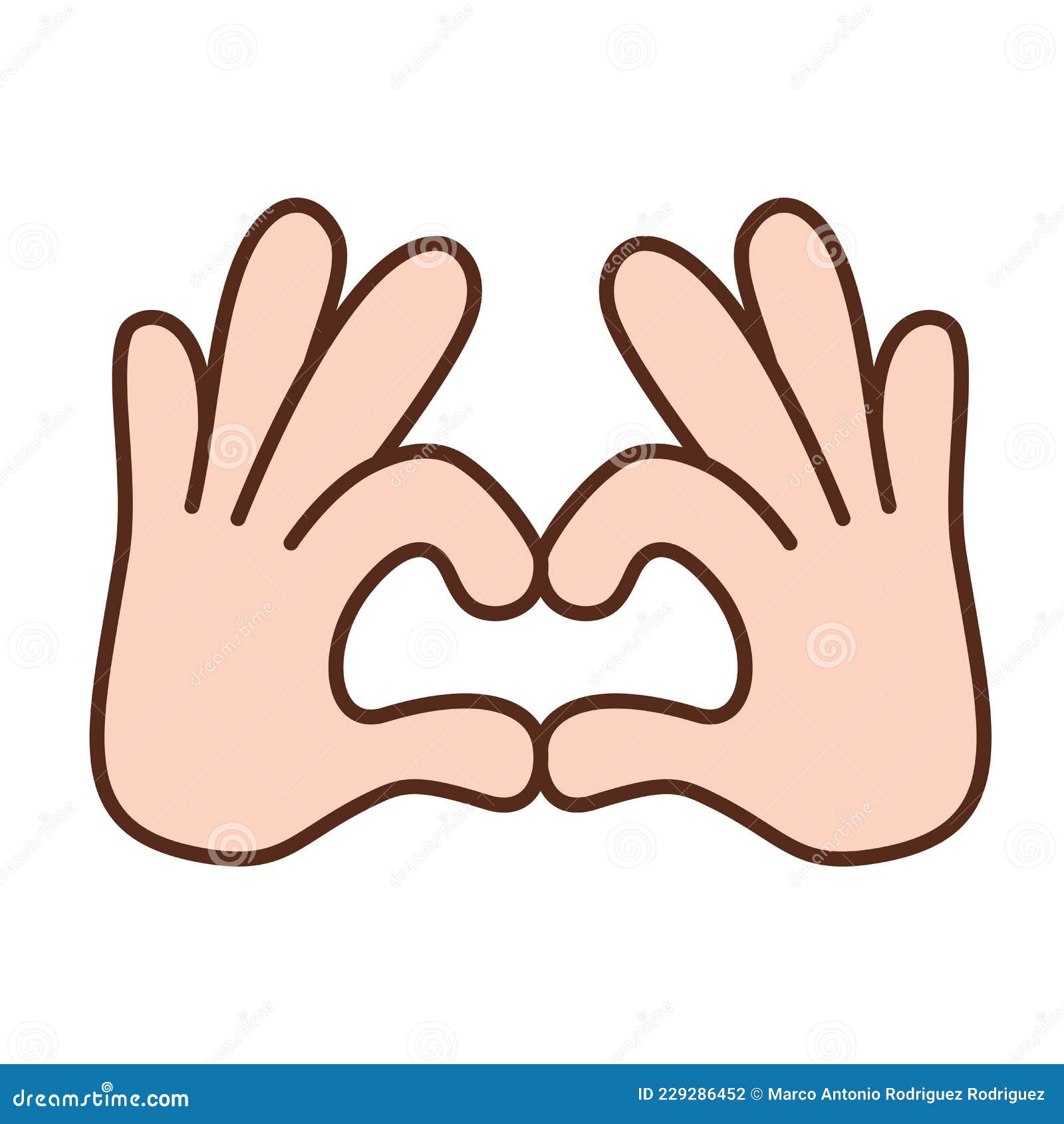 Isolated Hand Doing Sign Language Stock Vector - Illustration of ...