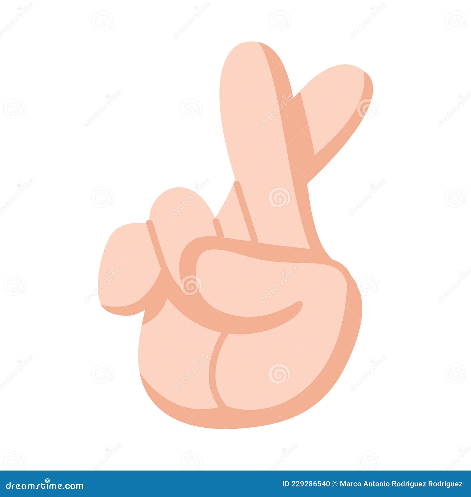 Isolated Hand Doing Sign Language Stock Vector - Illustration of human ...