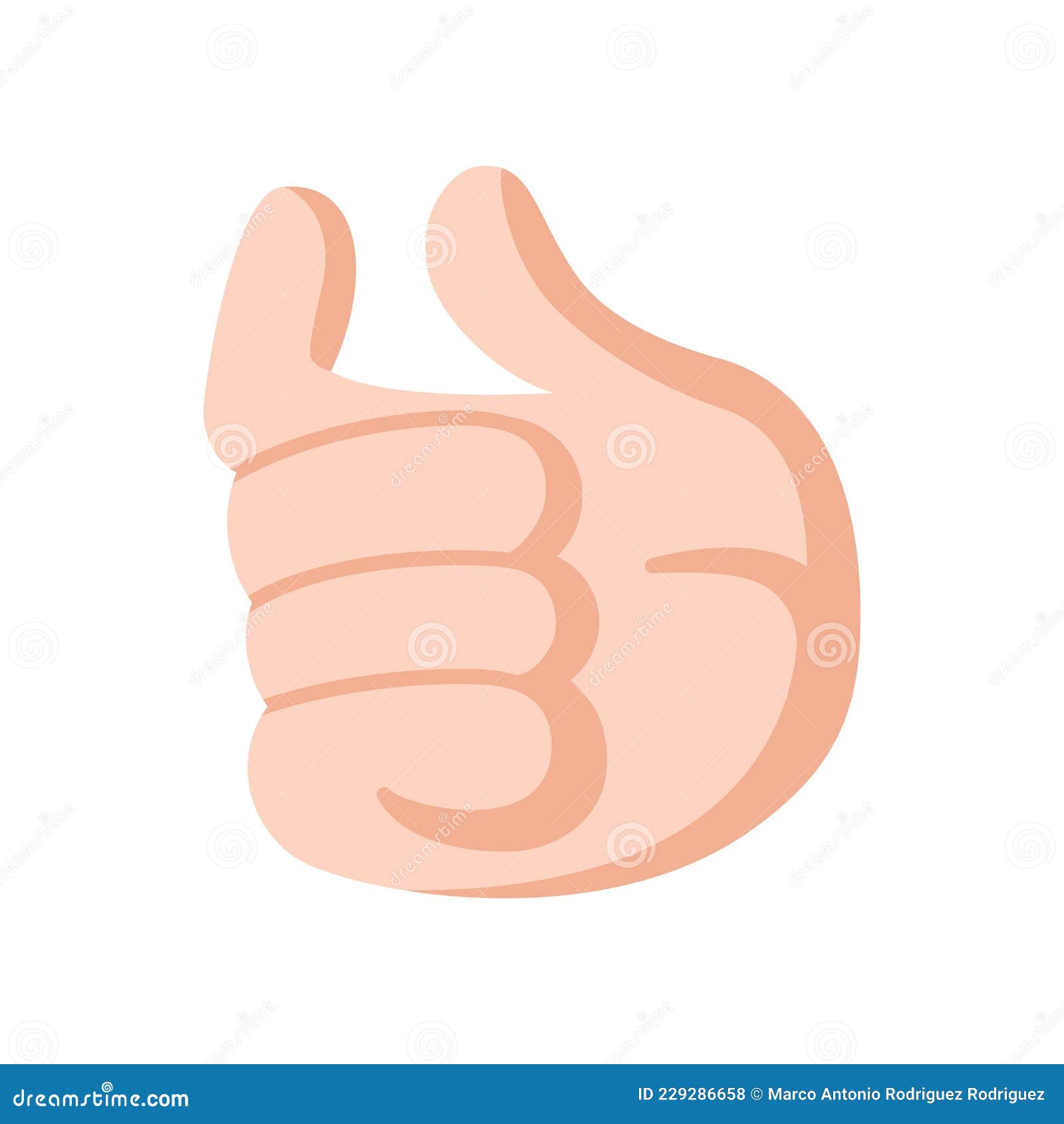 Isolated Hand Doing Sign Language Stock Vector - Illustration of ...