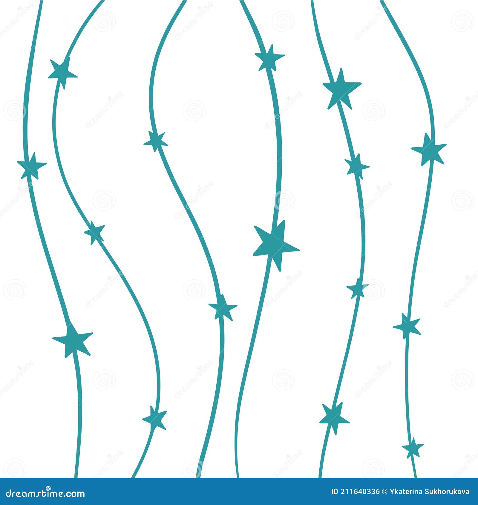 Isolated Hand-drawn Star Background. Abstract Vector Illustration Stock ...