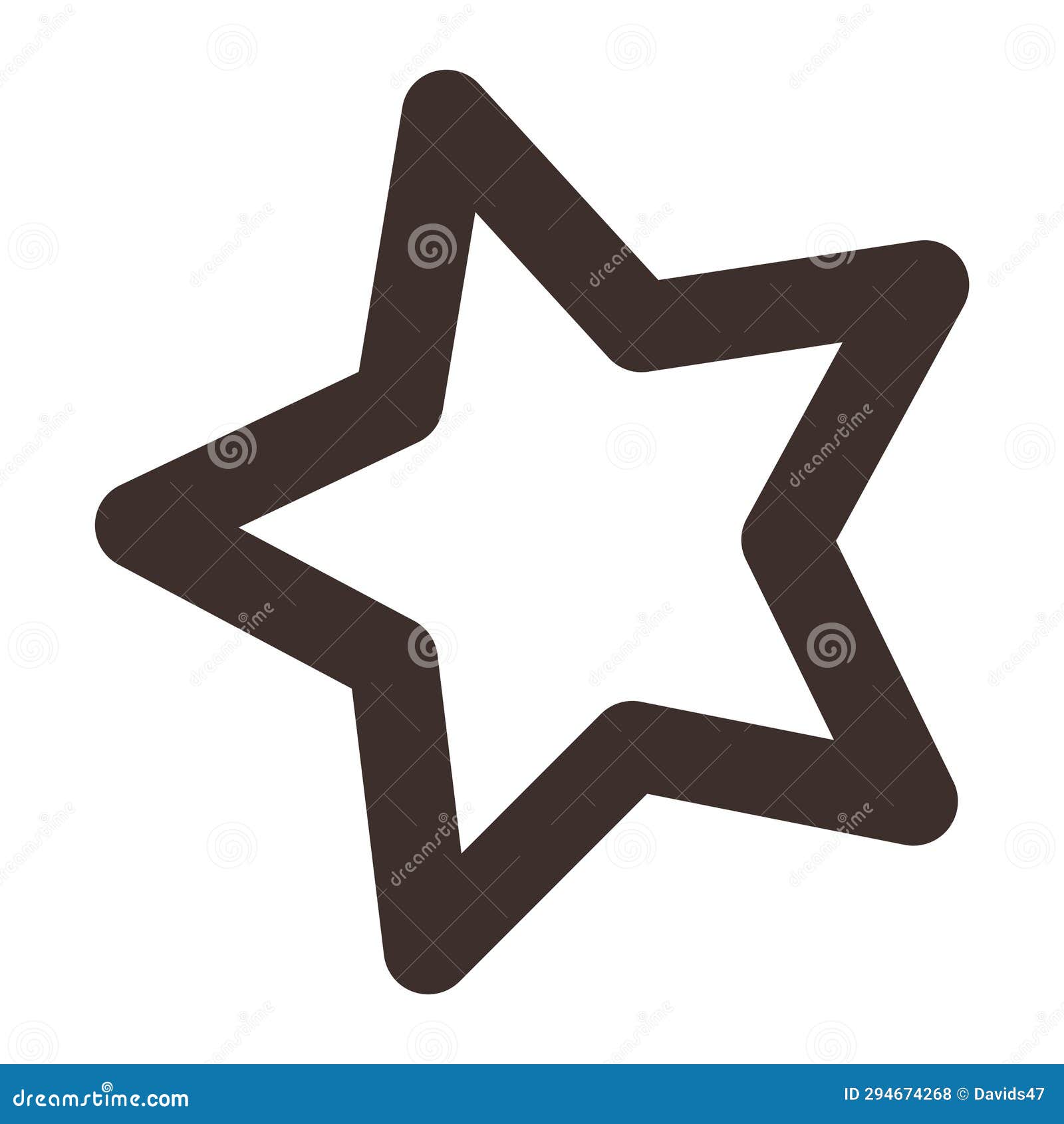 Isolated Hand Drawn Star Shape Icon Vector Stock Vector - Illustration ...