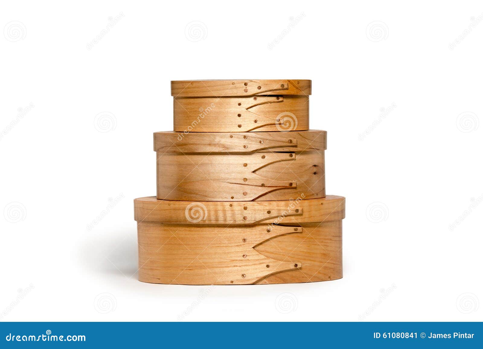 Isolated Hand Made Shaker Boxes Stock Image - Image of traditional ...