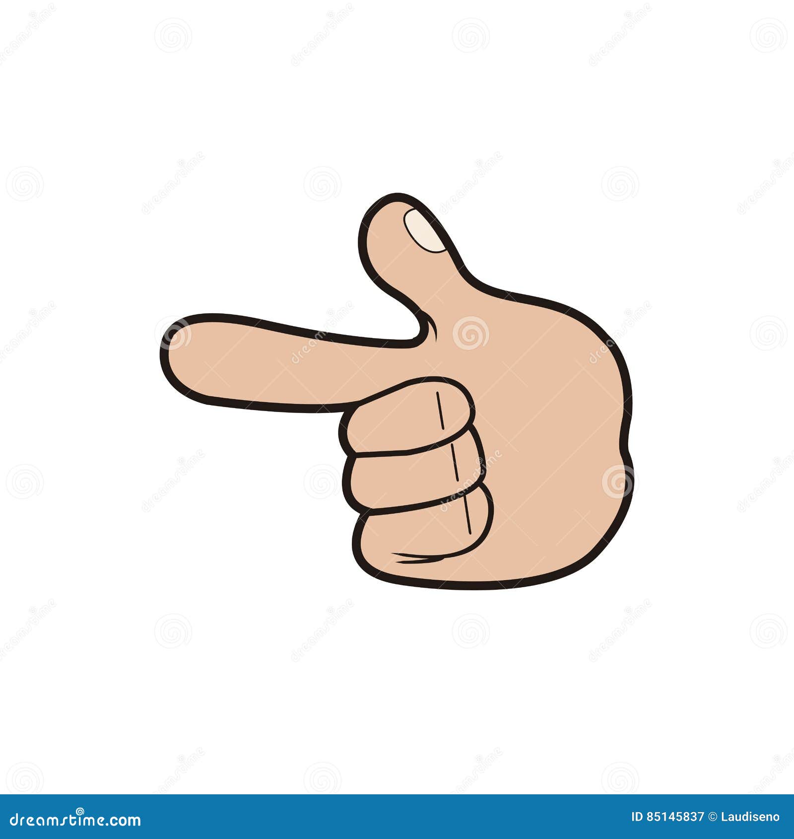 Isolated hand signal stock illustration. Illustration of digitally ...