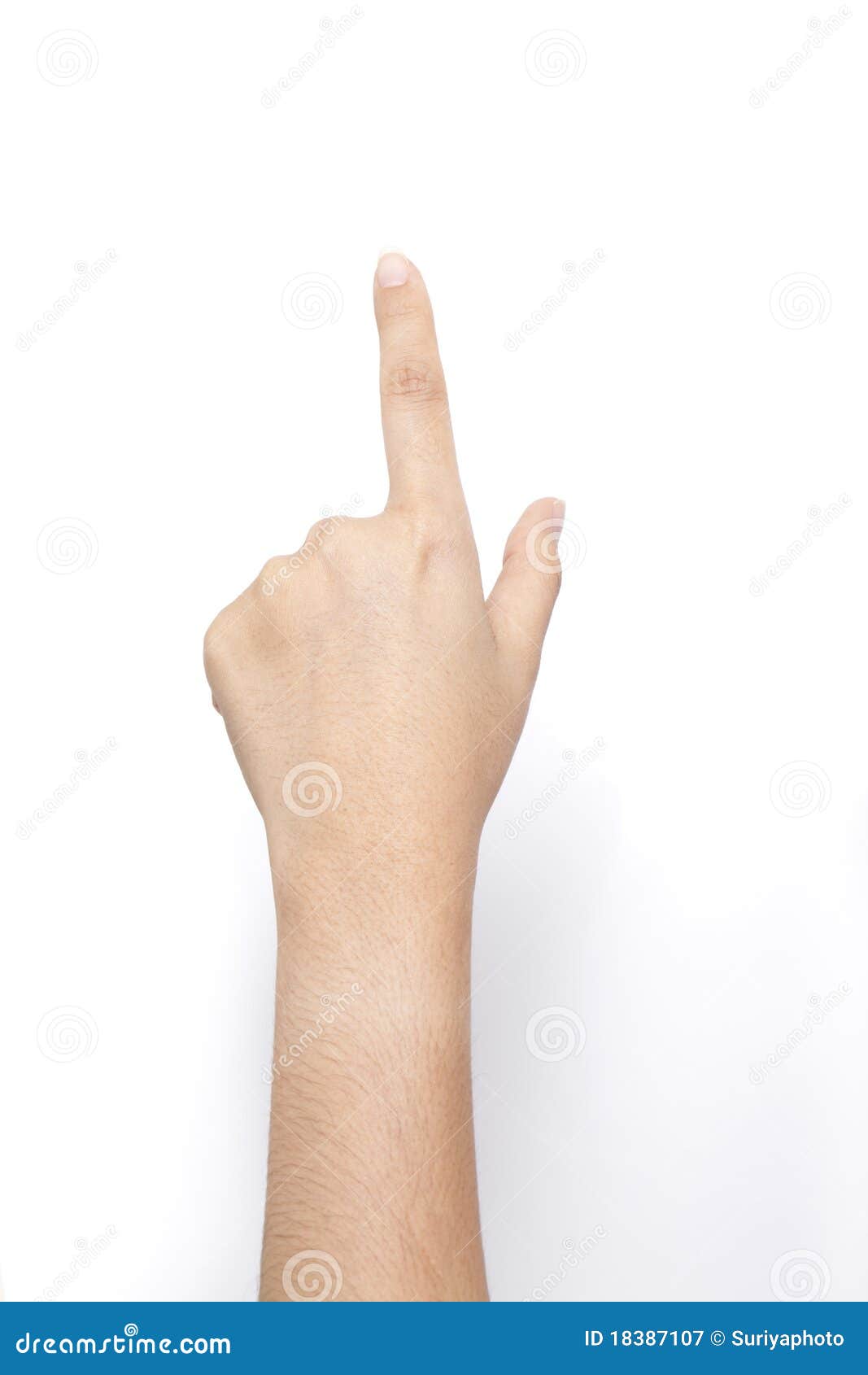 Isolated Hand touch action stock image. Image of desktop - 18387107