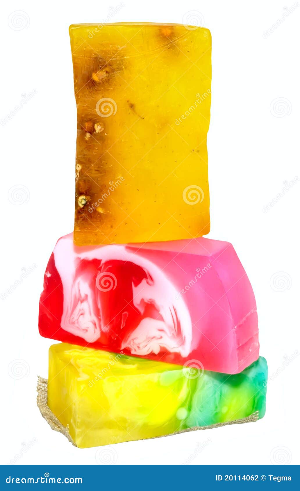 Isolated Handmade Colorful Soap Stock Photo - Image of cosmetics ...