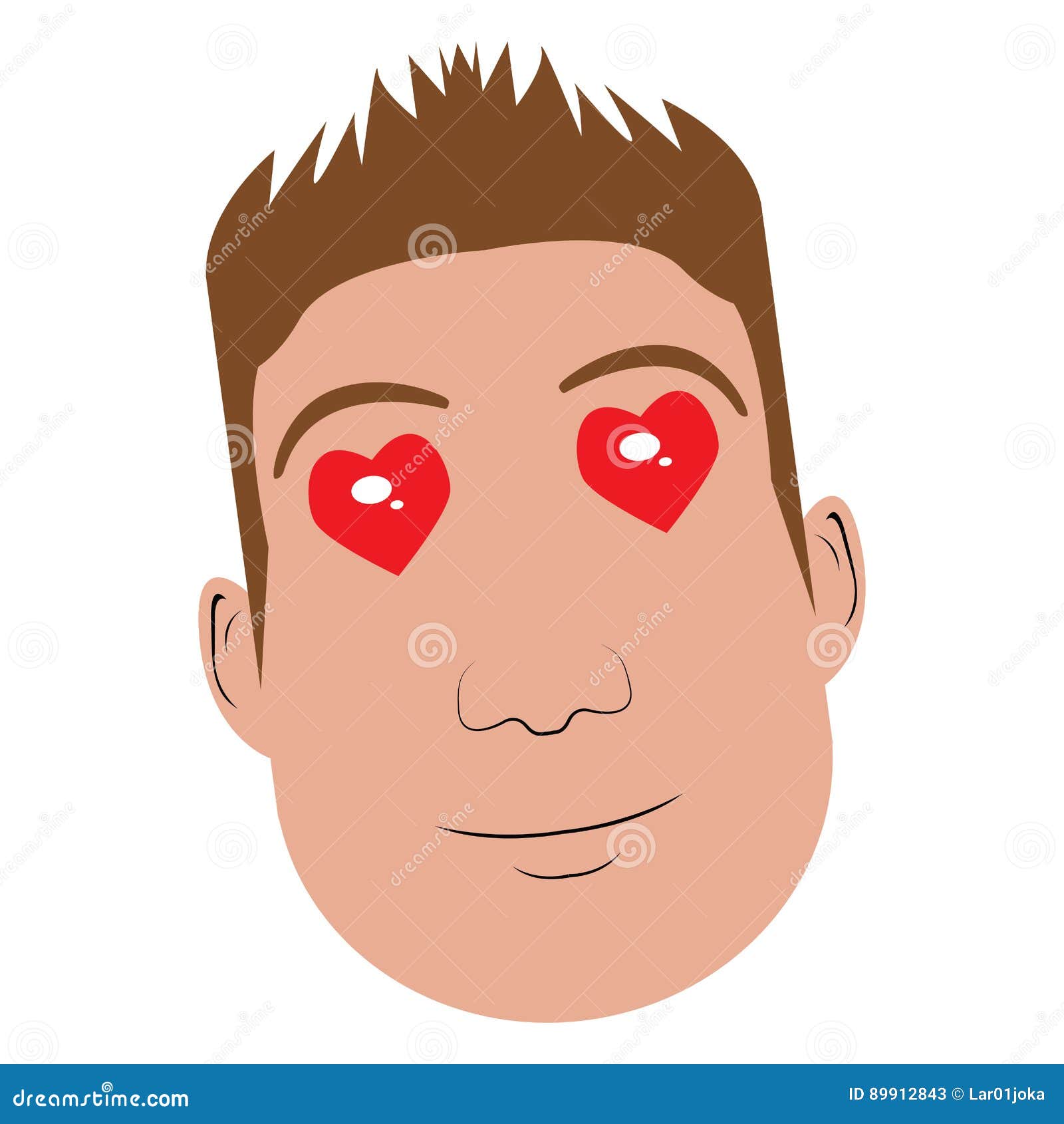 Isolated happy avatar stock vector. Illustration of happiness - 89912843