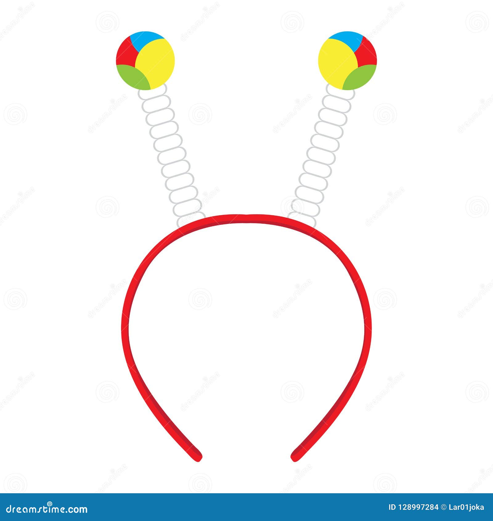 Isolated Headband Icon with Bug Antennas Stock Vector - Illustration of ...
