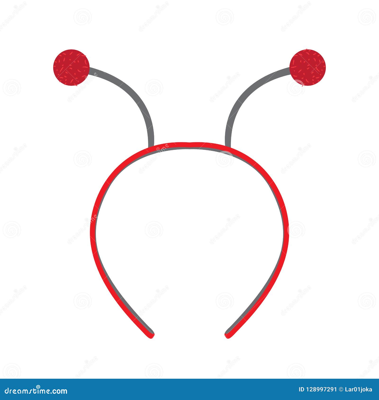 Isolated Headband Icon with Bug Antennas Stock Vector - Illustration of ...