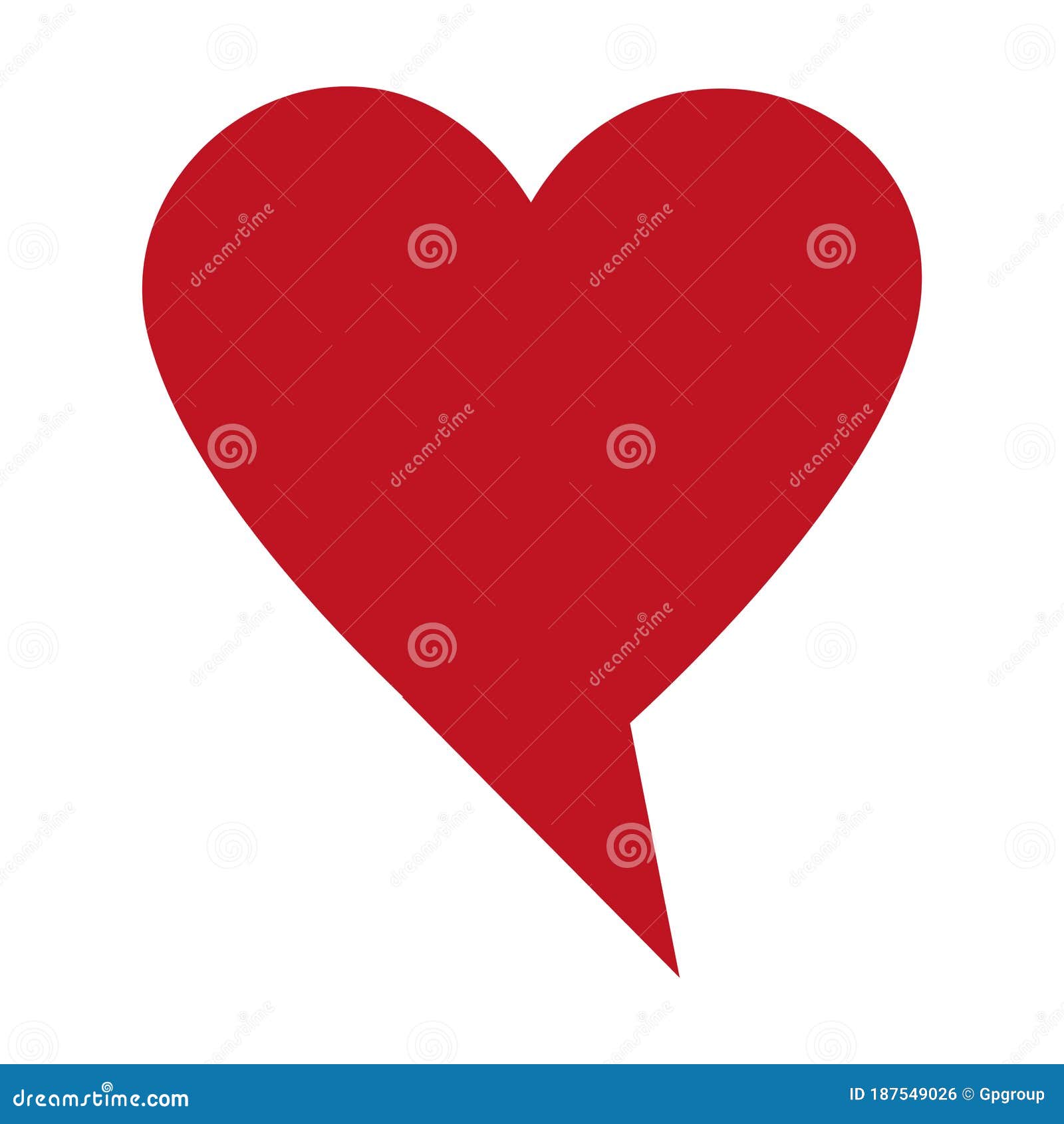 Isolated Heart Communication Bubble Vector Design Stock Vector ...