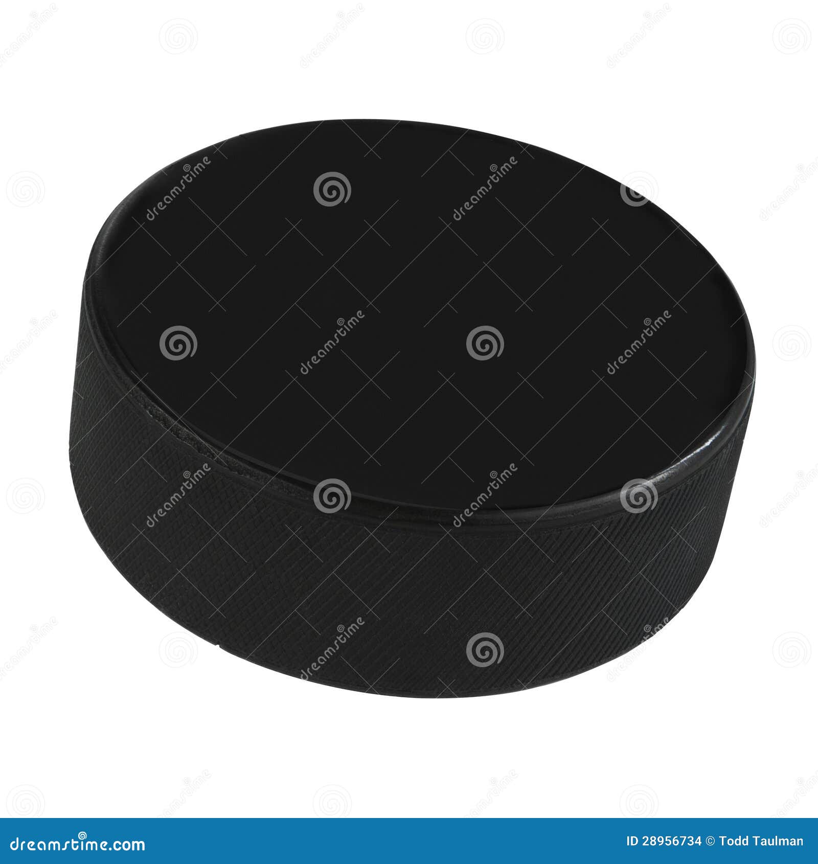 Isolated Hockey Puck stock photo. Image of white, puck - 28956734