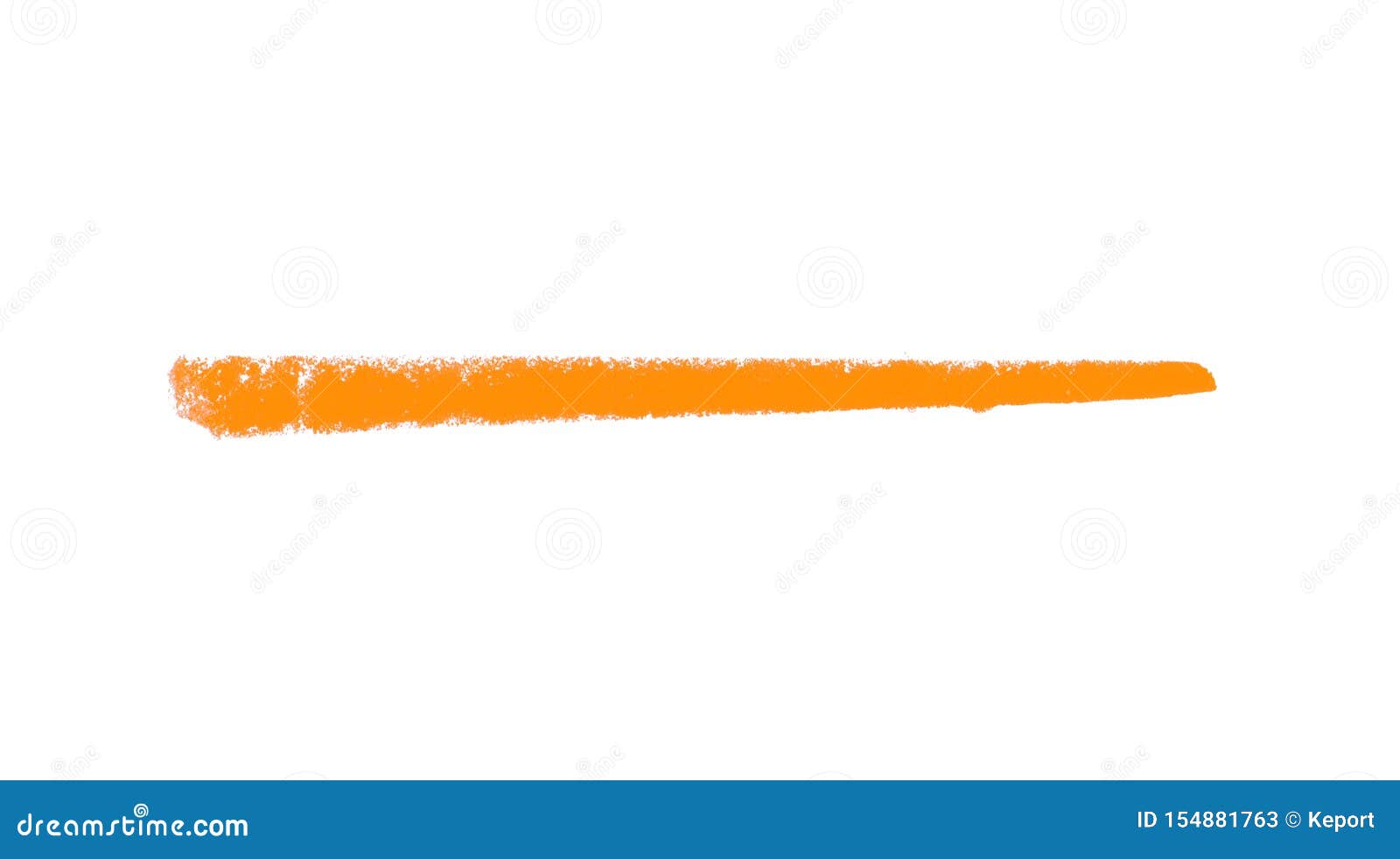 Isolated Horizontal Orange Chalk Stripe Stock Illustration ...