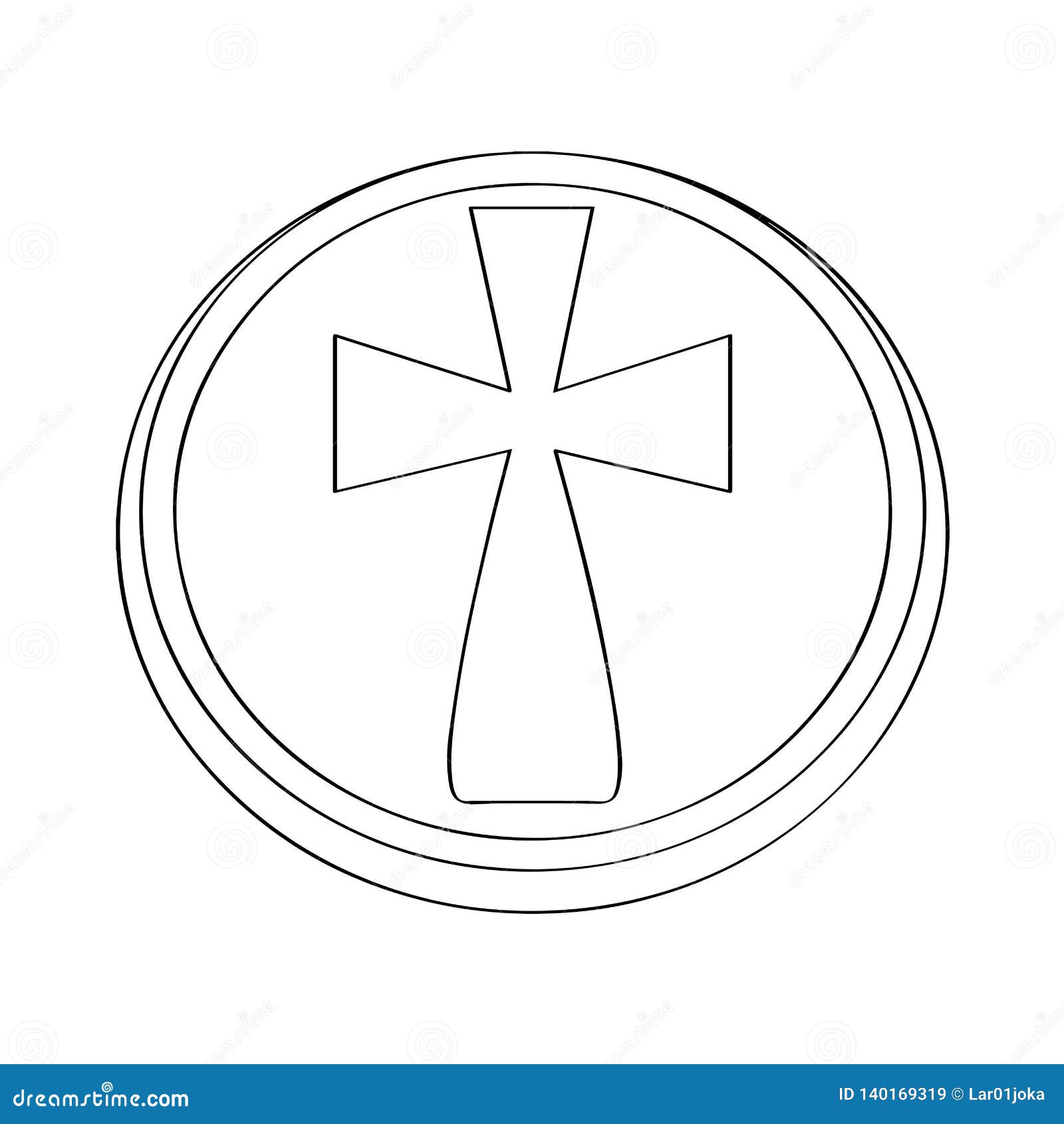 Isolated host outline stock vector. Illustration of outline - 140169319