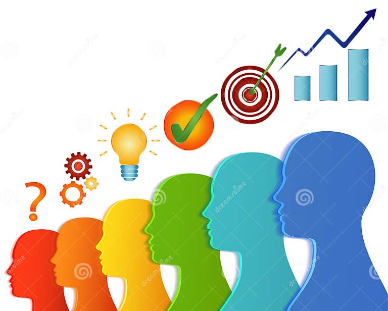 Isolated Human Head Problem Analysis Solution Concept. Head Series with ...