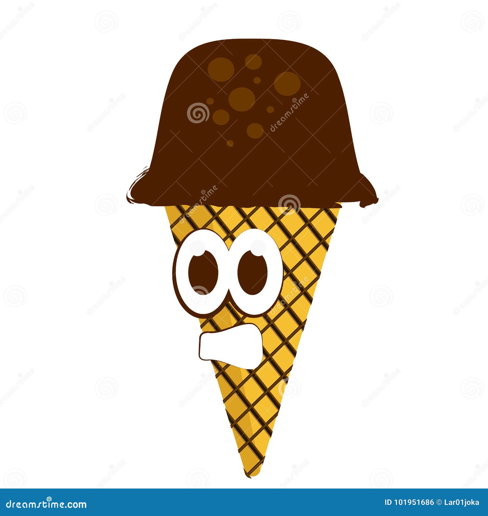 Isolated ice cream stock vector. Illustration of nutrition - 101951686