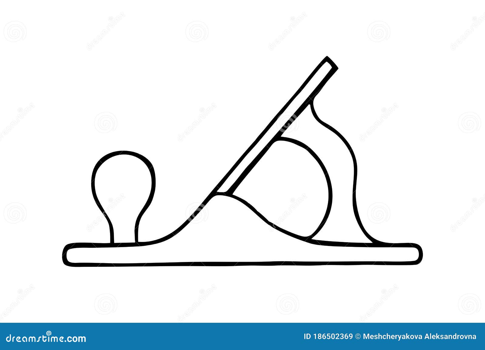 ISOLATED ILLUSTRATION of a PLANE for WOOD Stock Vector - Illustration ...