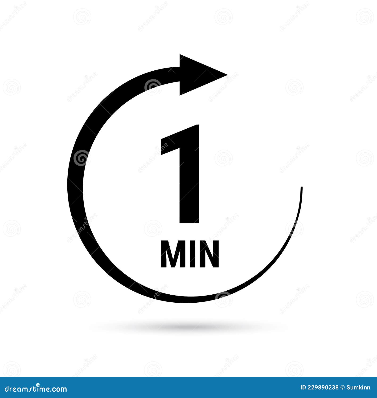 Isolated Illustration with Timer. Stock Vector - Illustration of ...