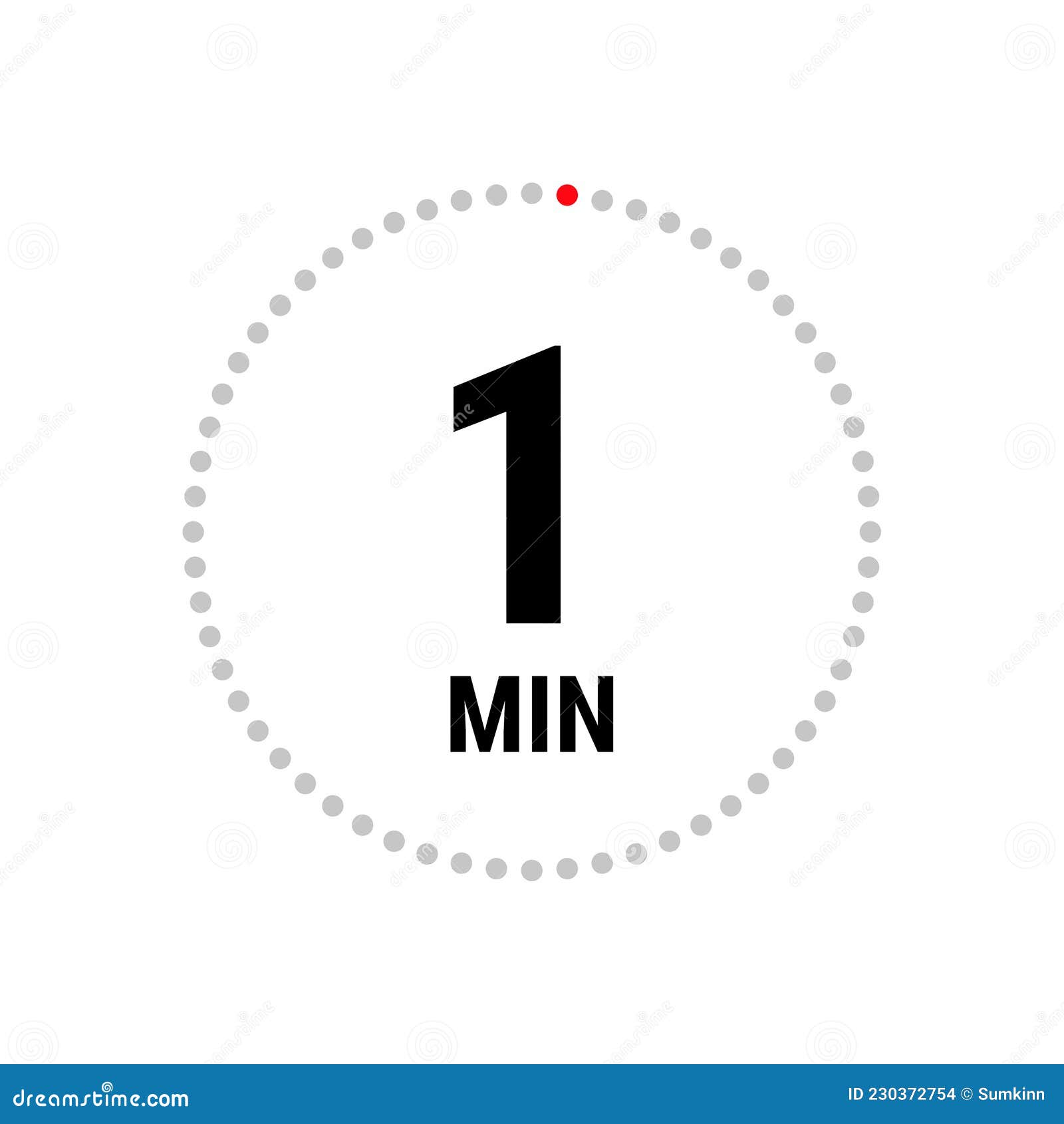 Isolated Illustration with Timer. Stock Vector - Illustration of ...