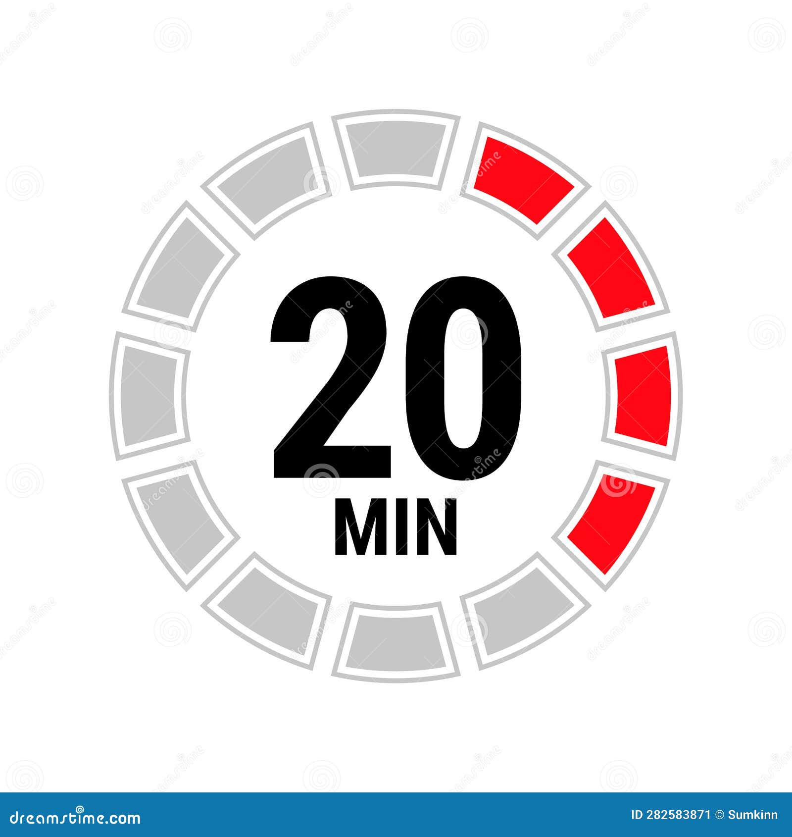 Isolated Illustration with Timer. Stock Vector - Illustration of ...