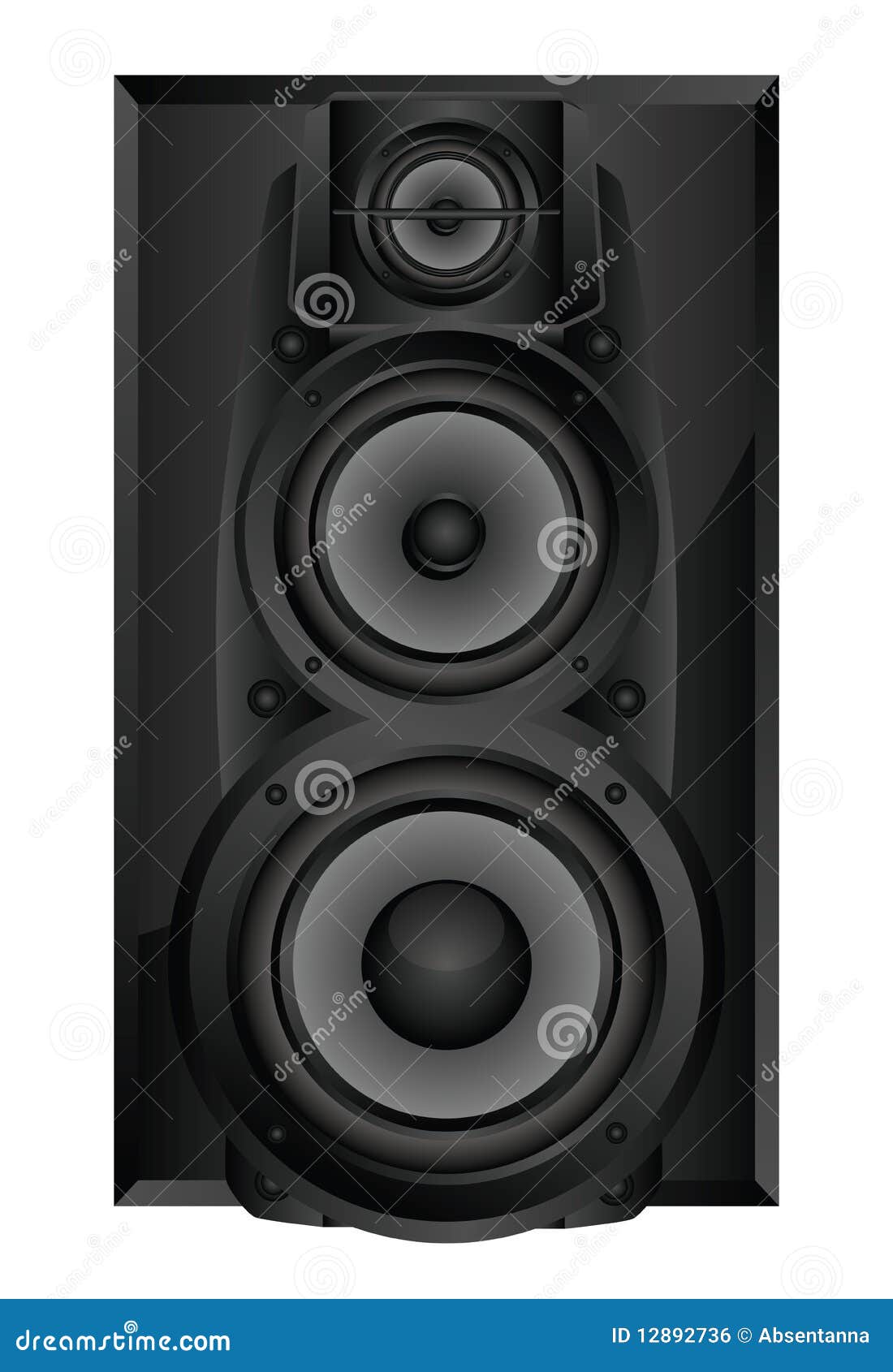 Isolated Image of Audio Speaker Stock Vector - Illustration of speaker ...
