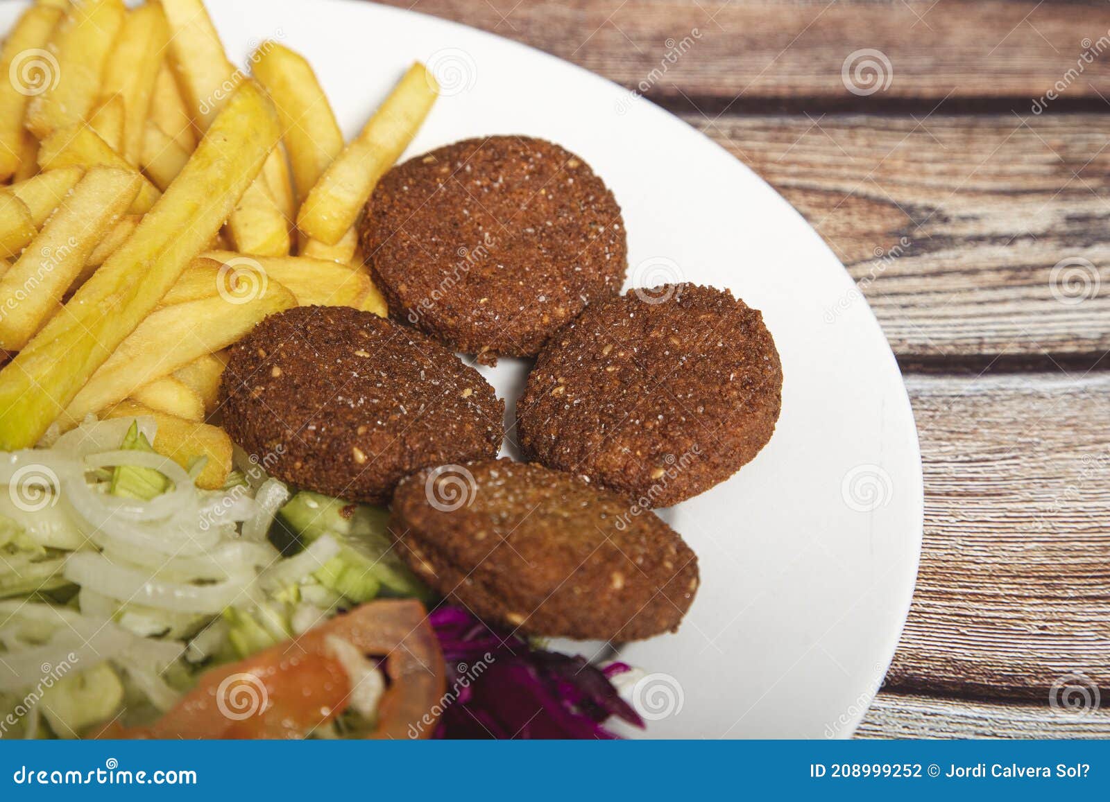 Isolated Image of Falafel Plate Stock Photo - Image of healthy, isolate ...