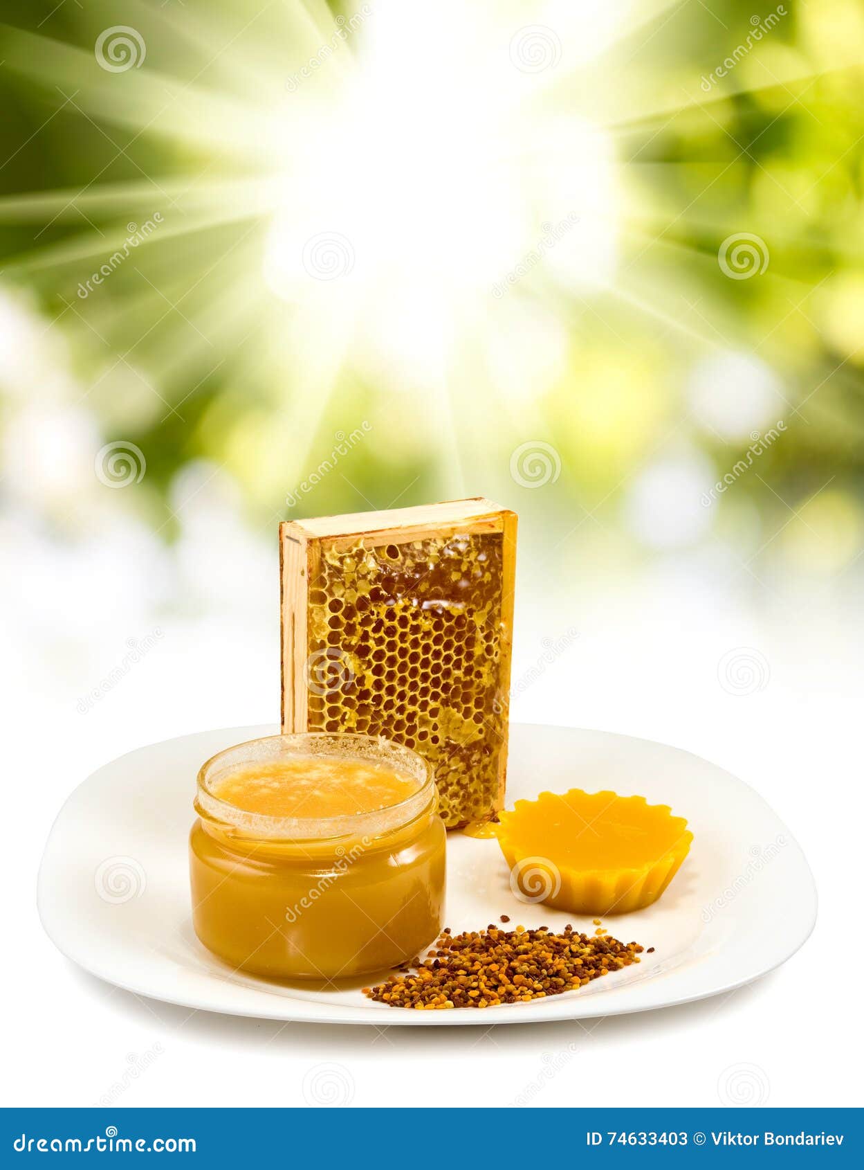Isolated Image of Honey Close-up Stock Image - Image of gold, natural ...