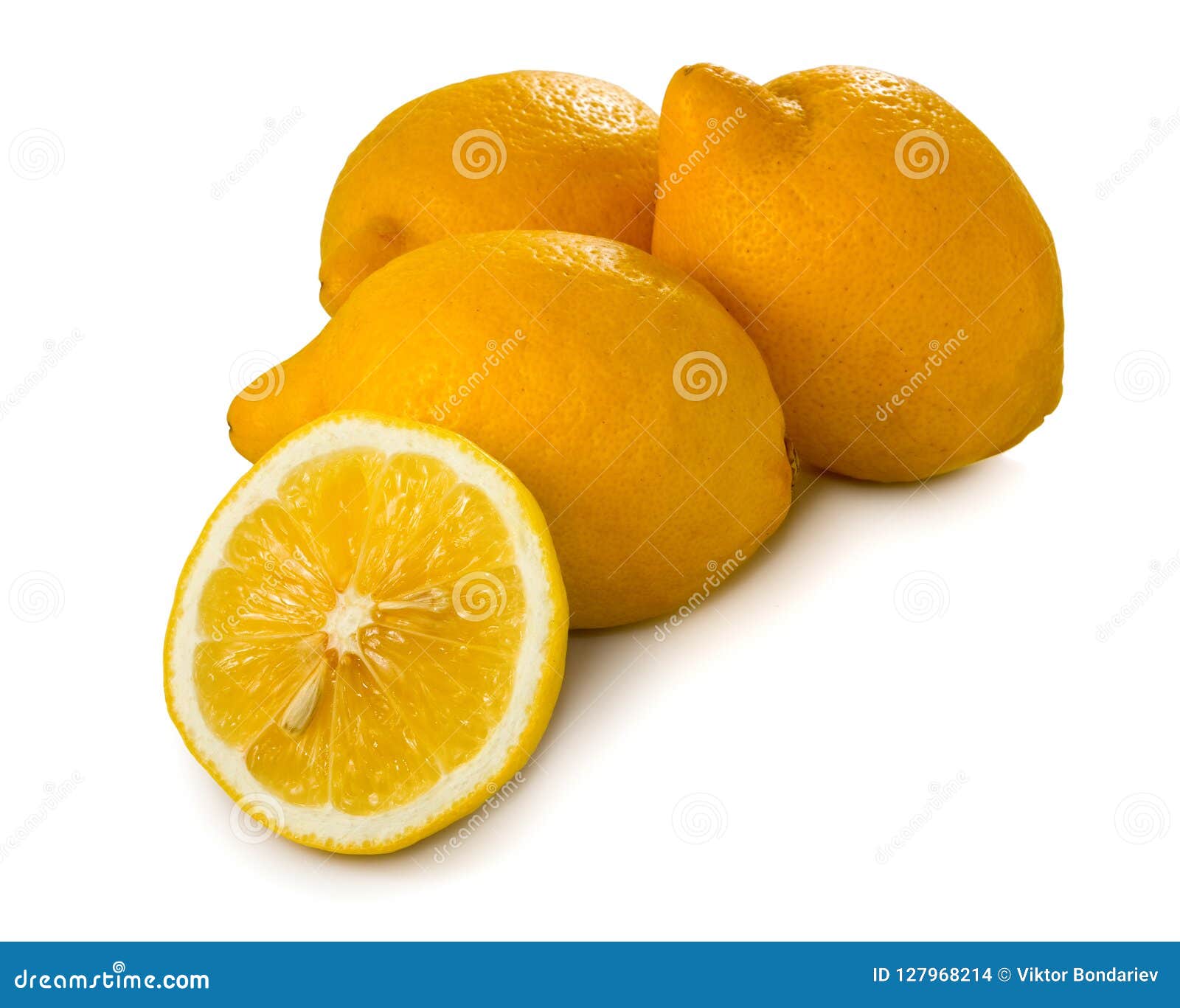 Isolated Image of Lemon Close Up Stock Photo - Image of agriculture ...
