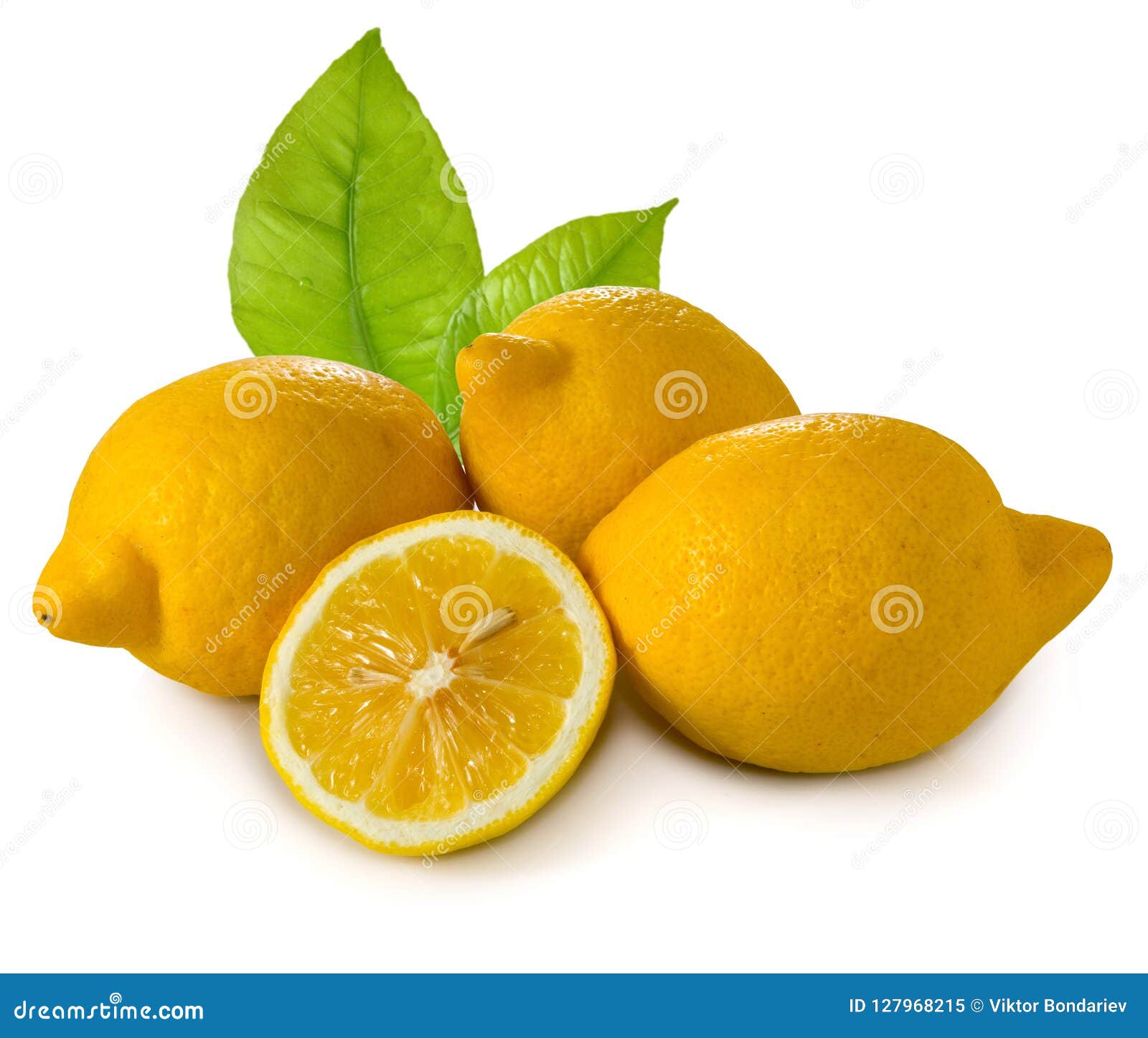 Isolated Image of Lemon Closeup Stock Image - Image of eating ...