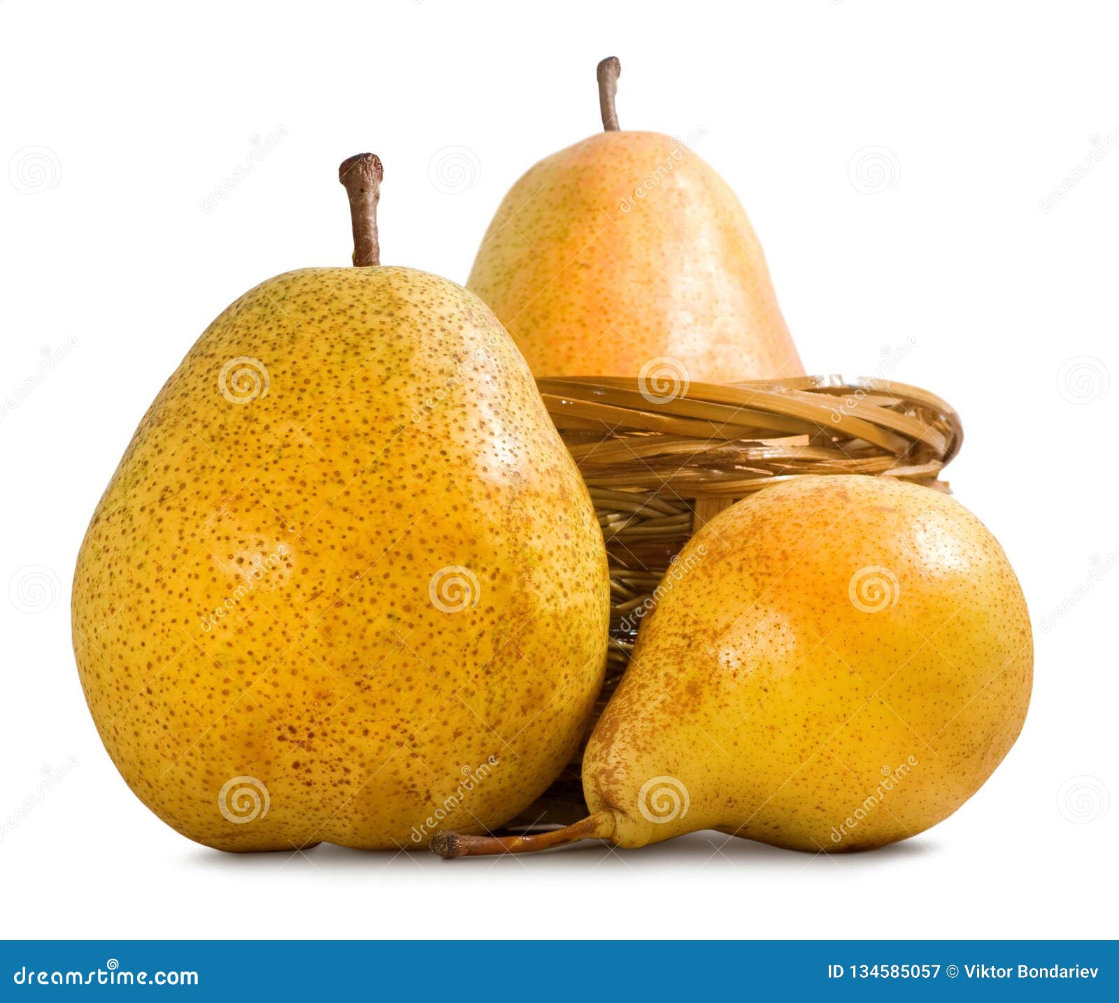 Isolated Image of a Pear Closeup Stock Image - Image of food, benefit ...