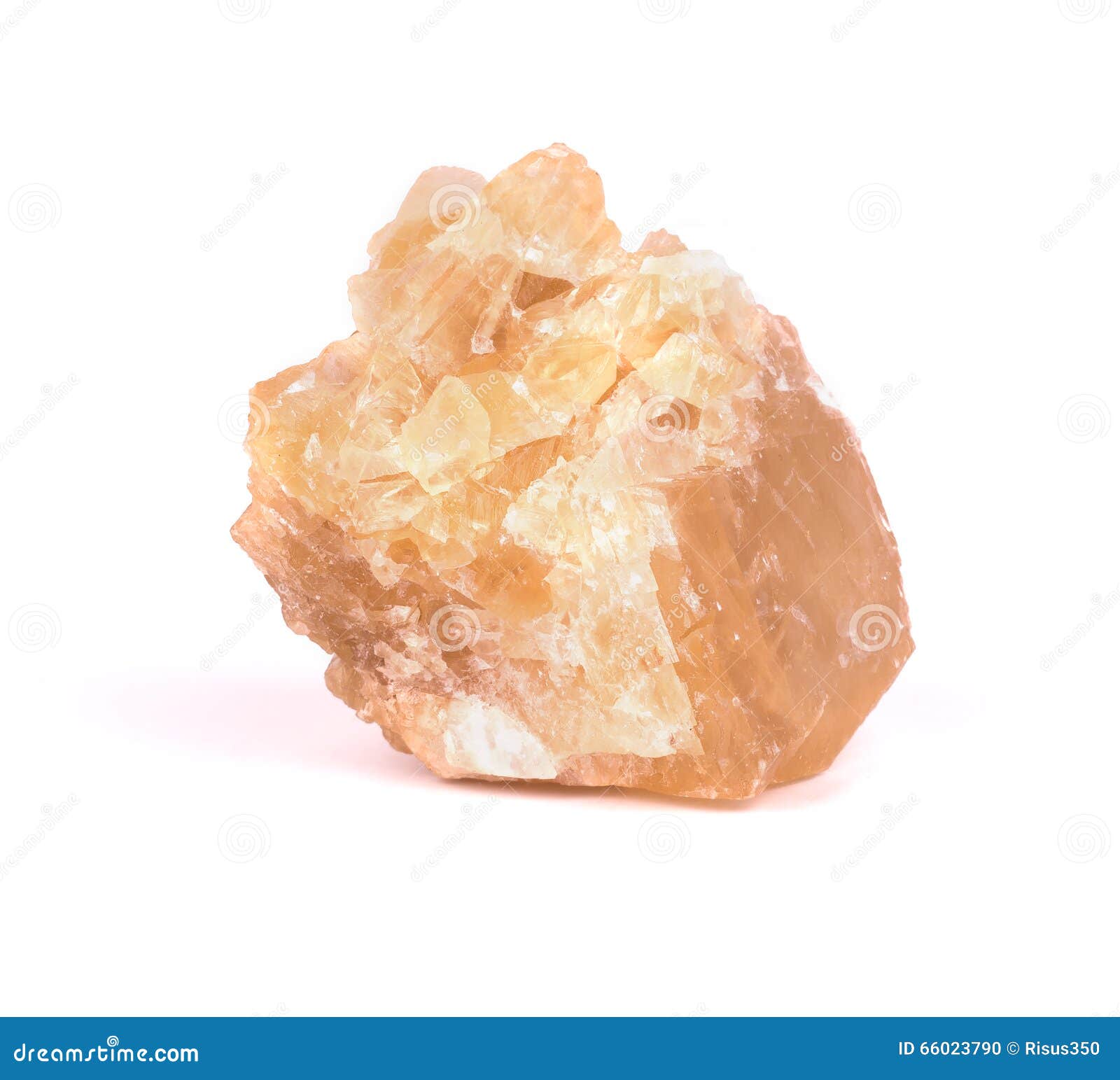 Isolated Image of a Single Stone Selenite Stock Photo - Image of ...