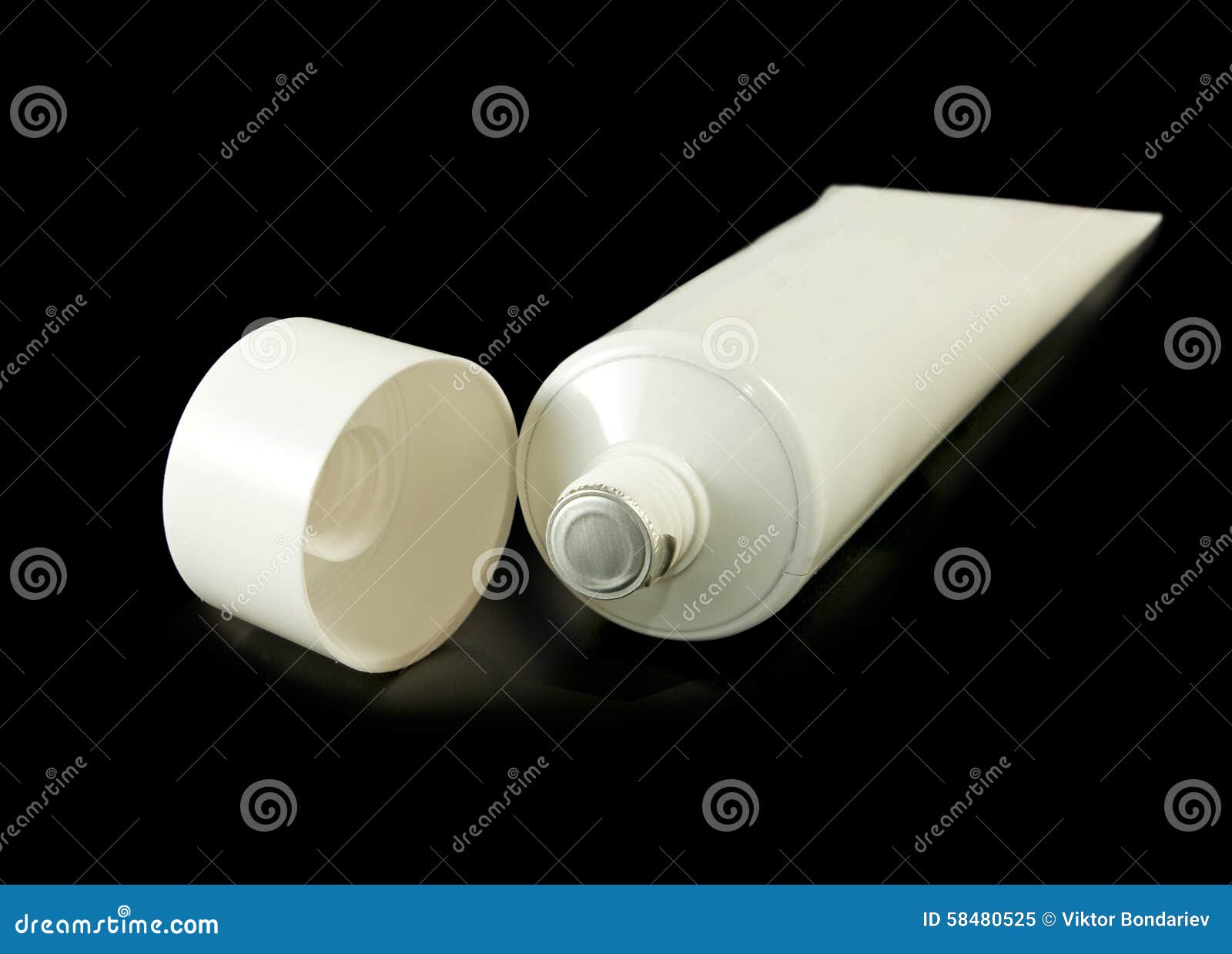 Isolated Image of a Tube of Toothpaste Stock Image - Image of care ...