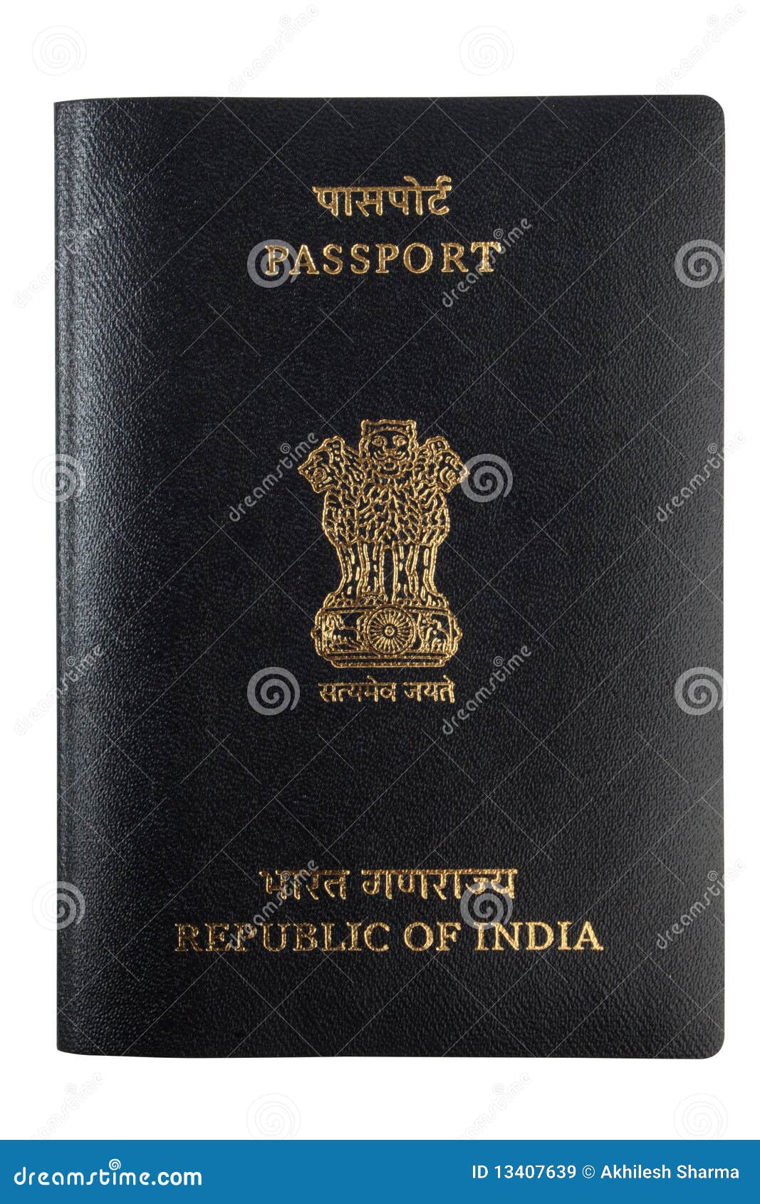 Isolated indian passport stock image. Image of passport - 13407639