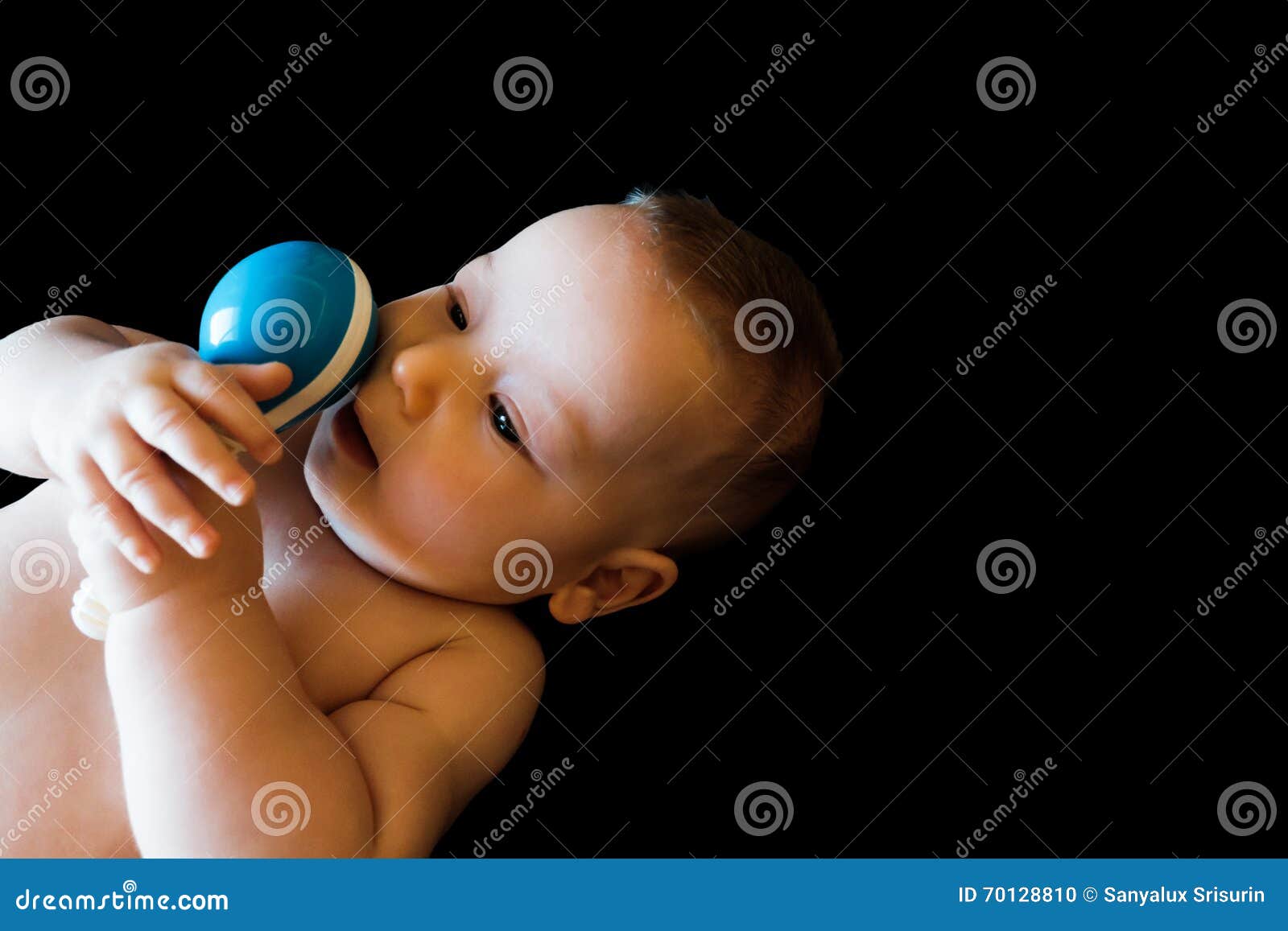 Isolated innocent baby stock photo. Image of background - 70128810
