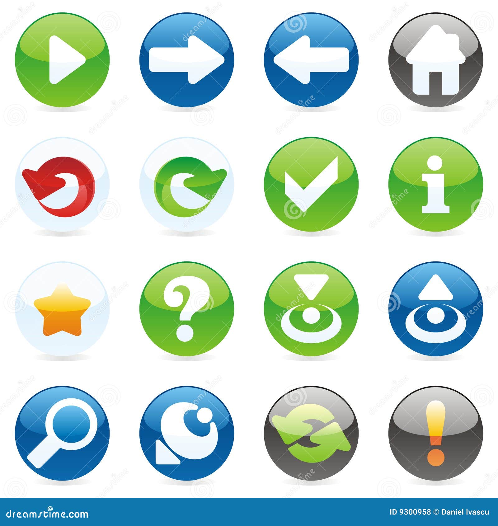 Isolated internet icons stock vector. Illustration of symbol - 9300958