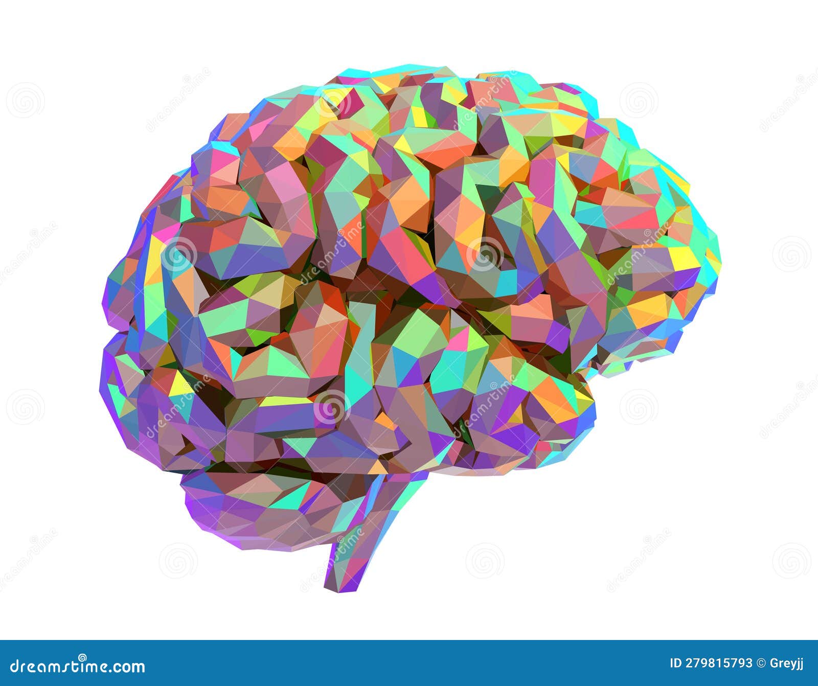 Brain Side View Icon, Intellect Symbol, Simple Line Style Vector ...