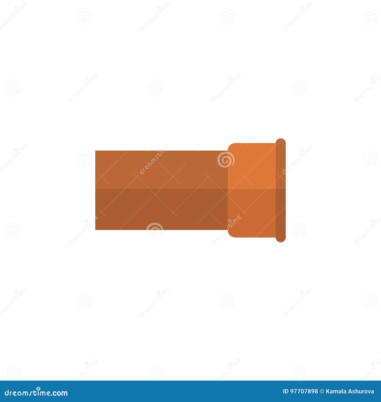 Isolated Iron Flat Icon. Cast Vector Element Can Be Used for Cast, Iron ...