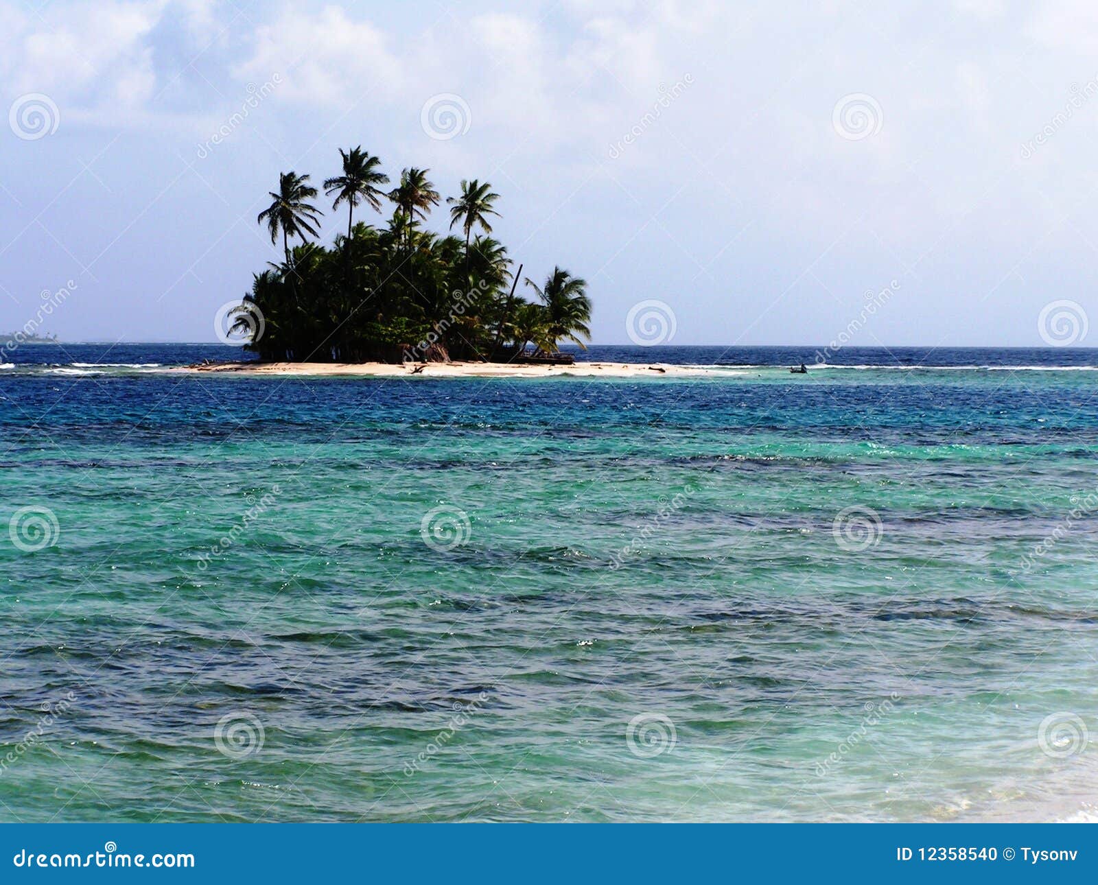 Isolated Island stock photo. Image of tropical, private - 12358540