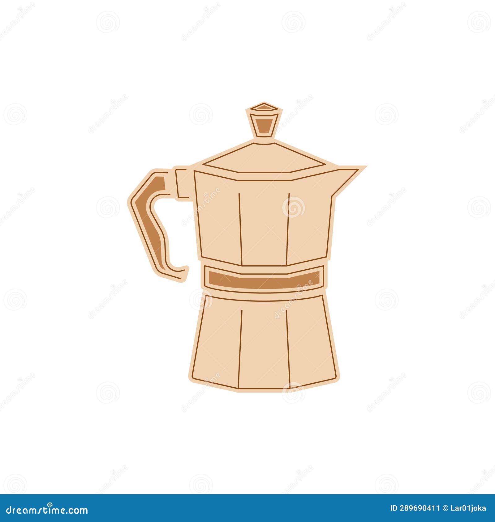 Isolated Italian Coffee Moca Icon Vector Stock Illustration ...