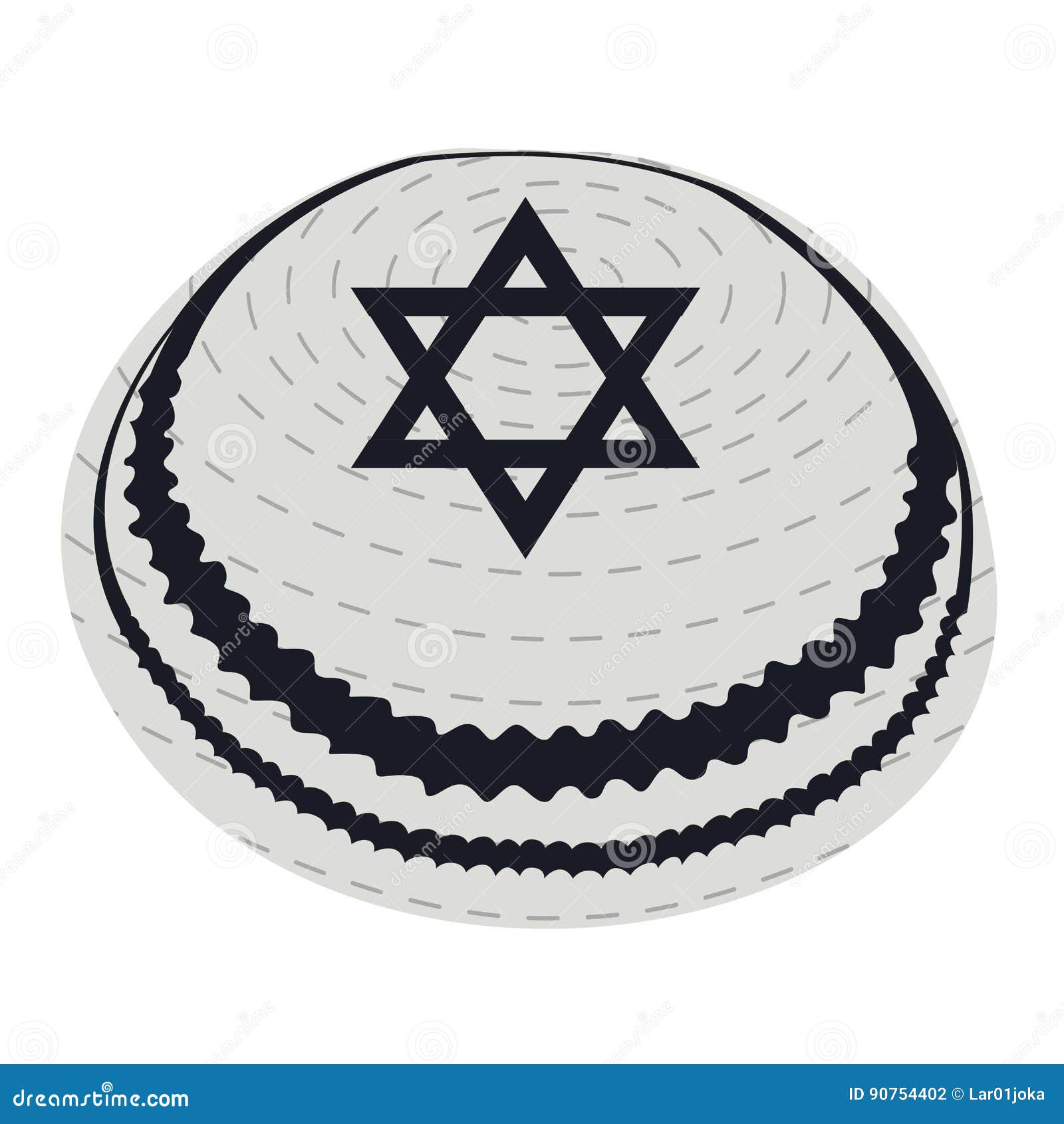 Jewish Kippa Image Vector Illustration | CartoonDealer.com #109556122