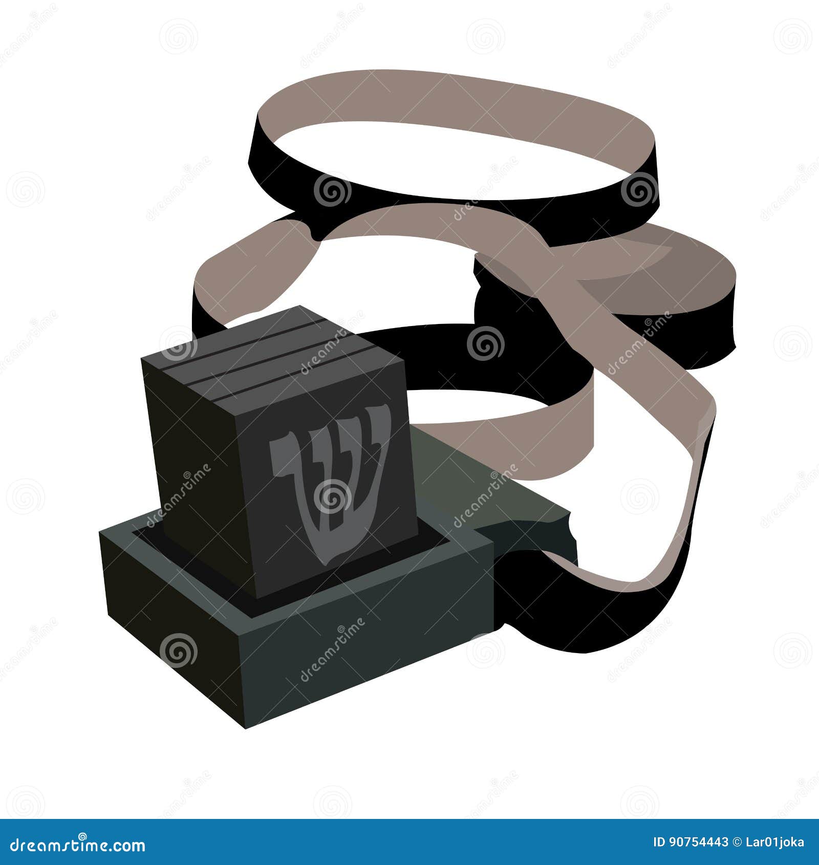 Isolated Jewish Prayer Object Stock Vector - Illustration of isolated ...