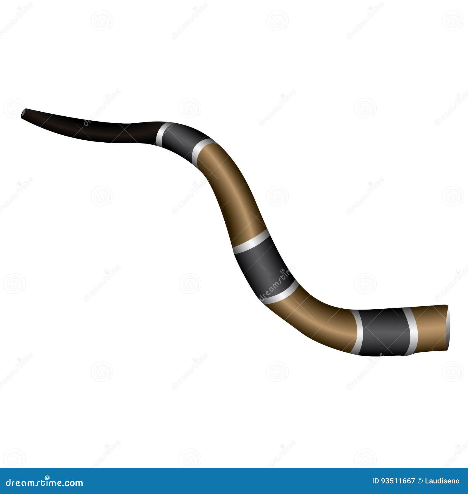 Jewish Shofar Image Vector Illustration | CartoonDealer.com #109510314