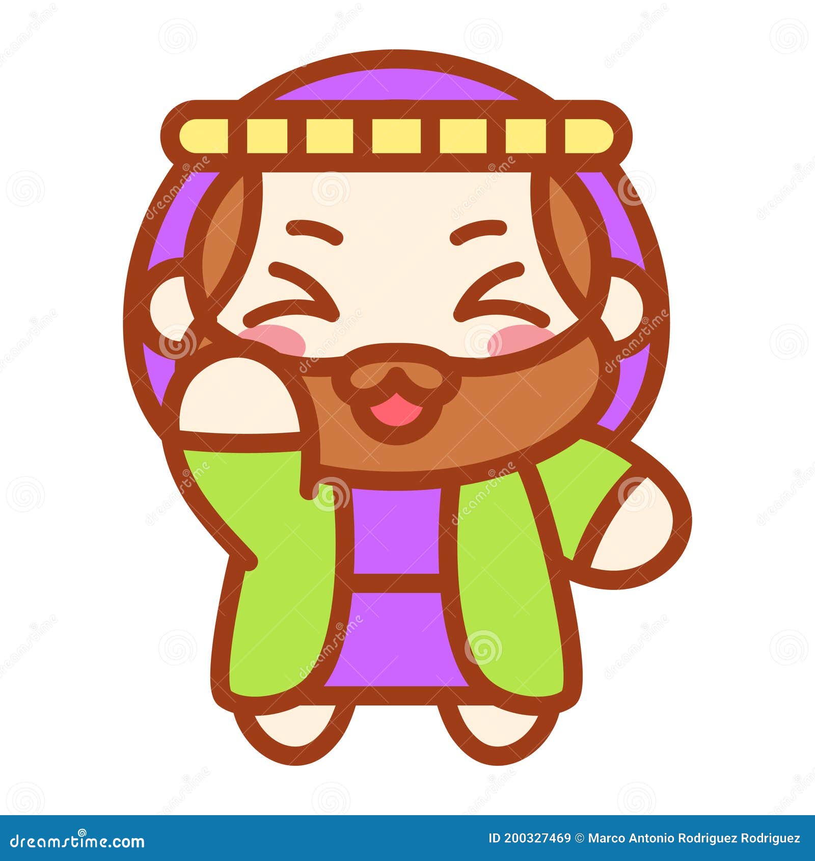 Isolated Jose icon stock vector. Illustration of saint - 200327469