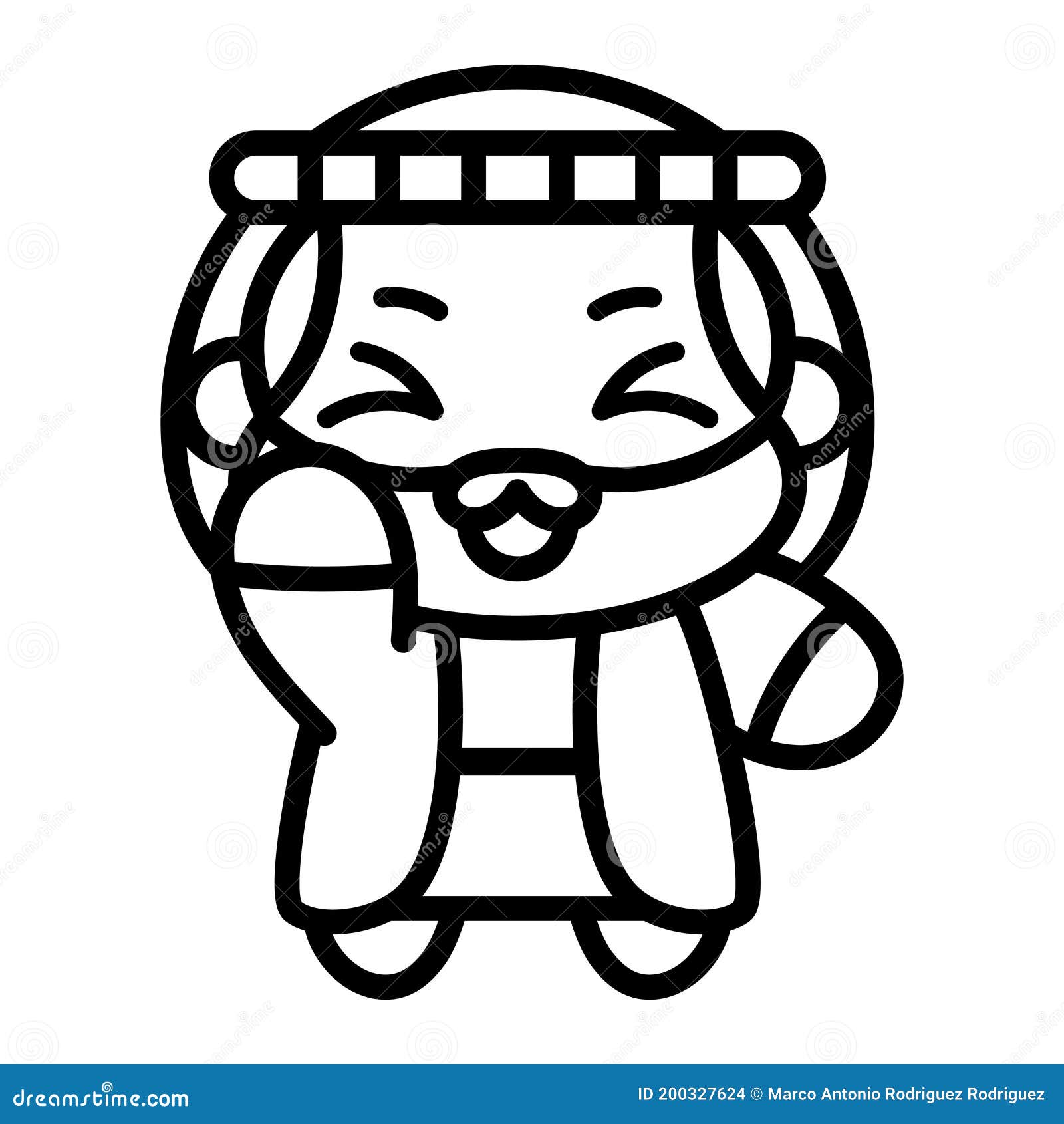 Isolated Jose icon stock vector. Illustration of vector - 200327624