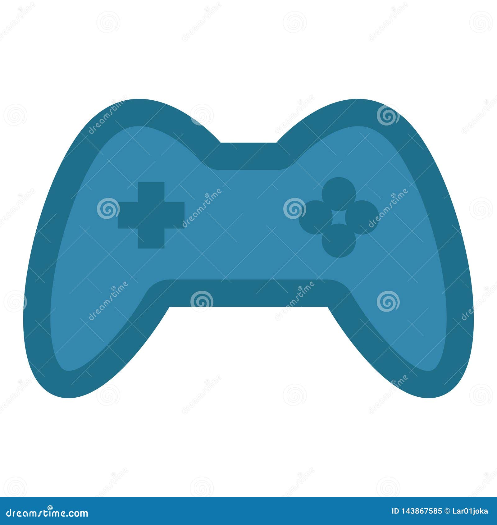 Isolated joystick icon stock vector. Illustration of graphic - 143867585