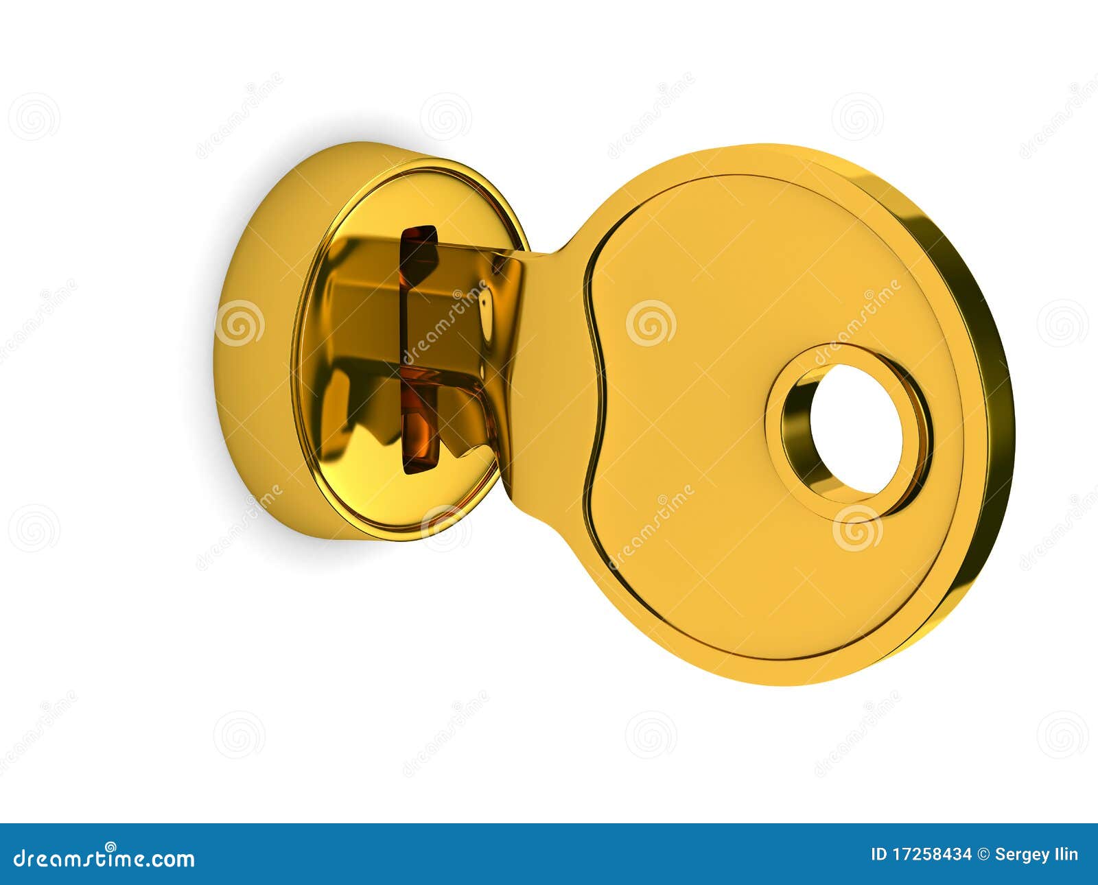 Isolated Key and Lock on White Background Stock Illustration ...