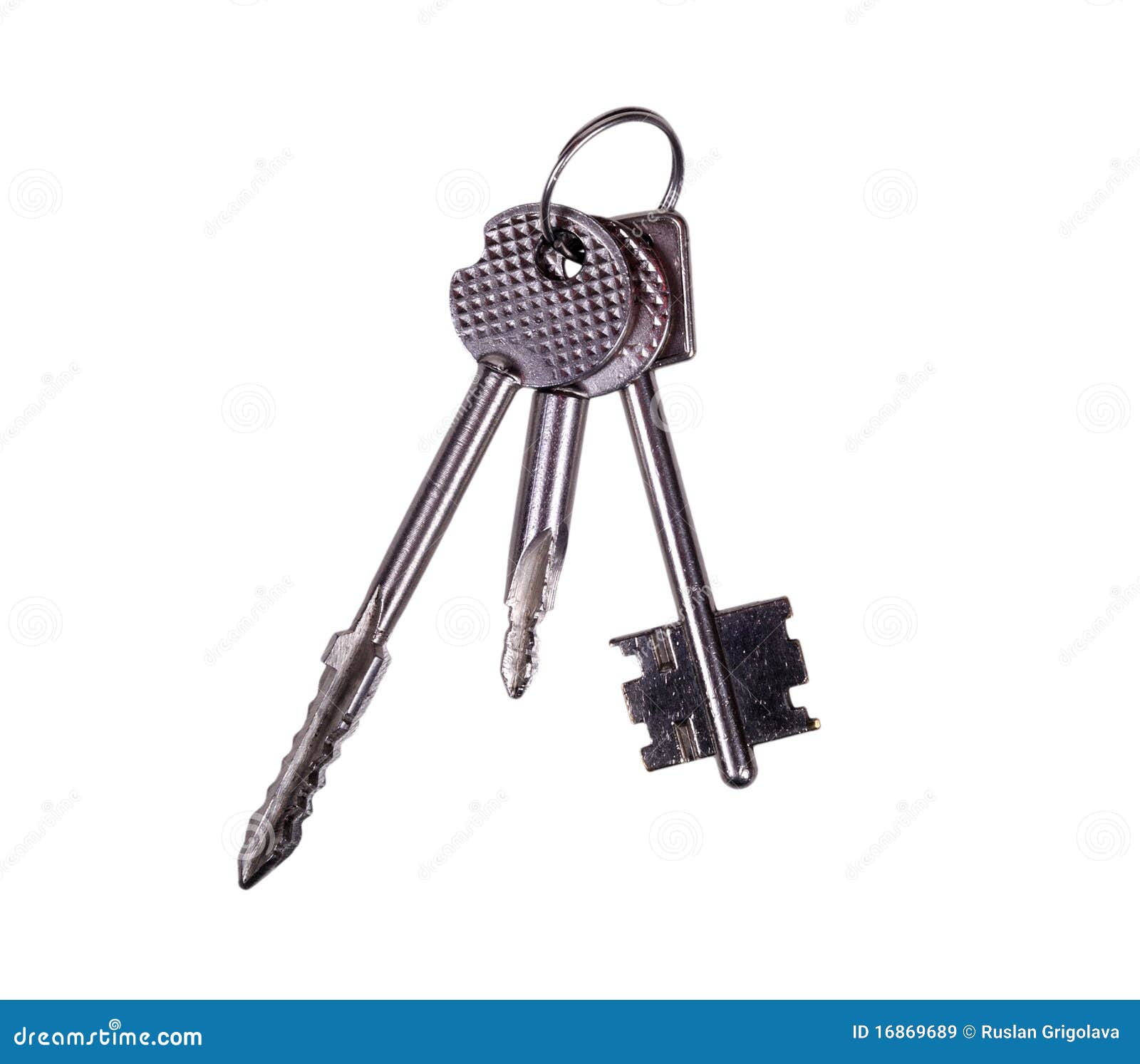 Old Key Isolated. Keys On Table. Ancient Keys, Used For Long Time ...