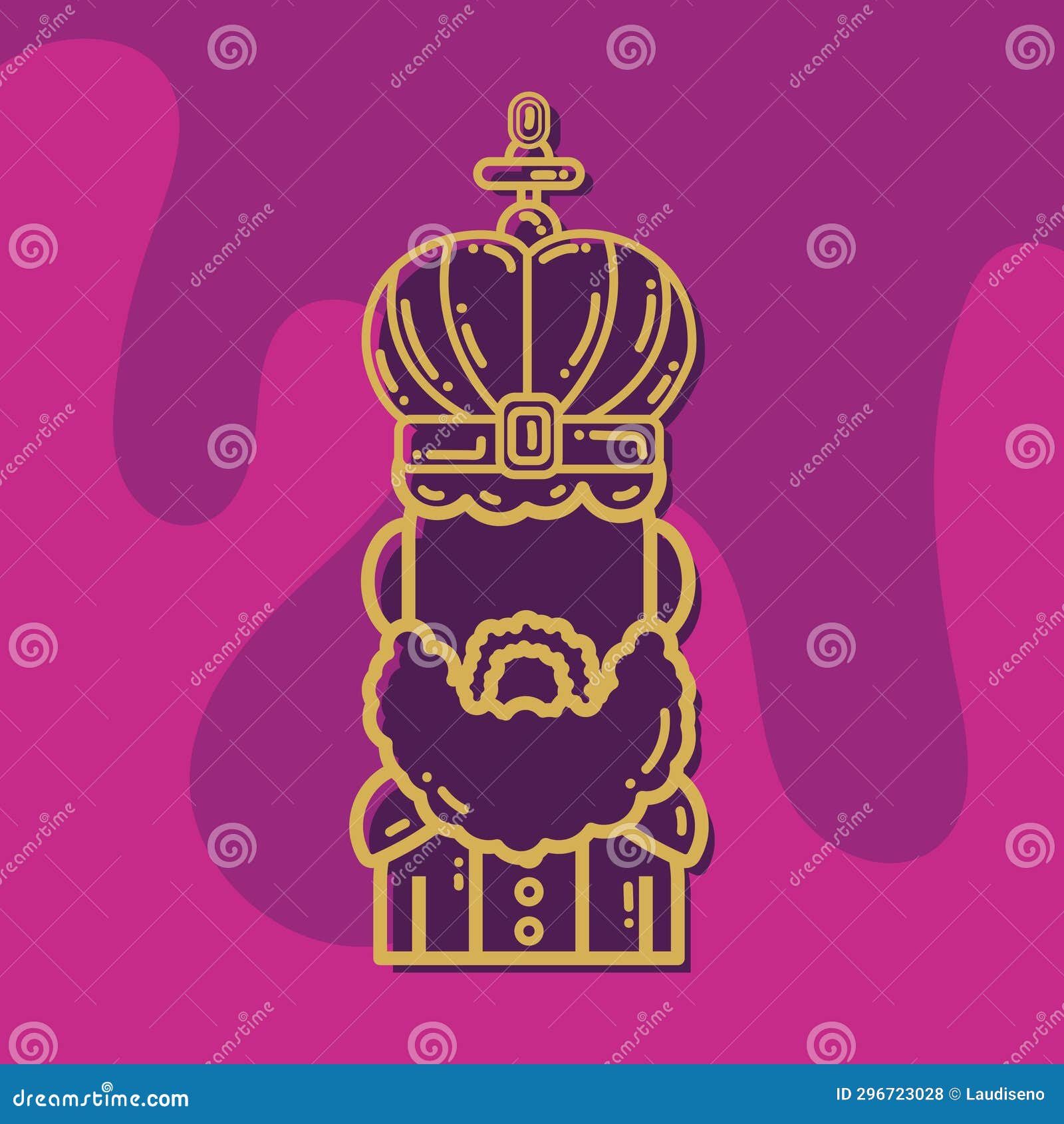 Isolated King Icon Royalty Icon Vector Stock Vector - Illustration of ...