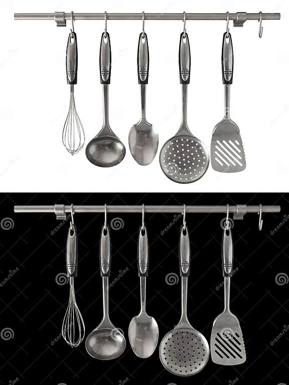 Isolated Kitchen Utensils stock image. Image of equipment - 18236827
