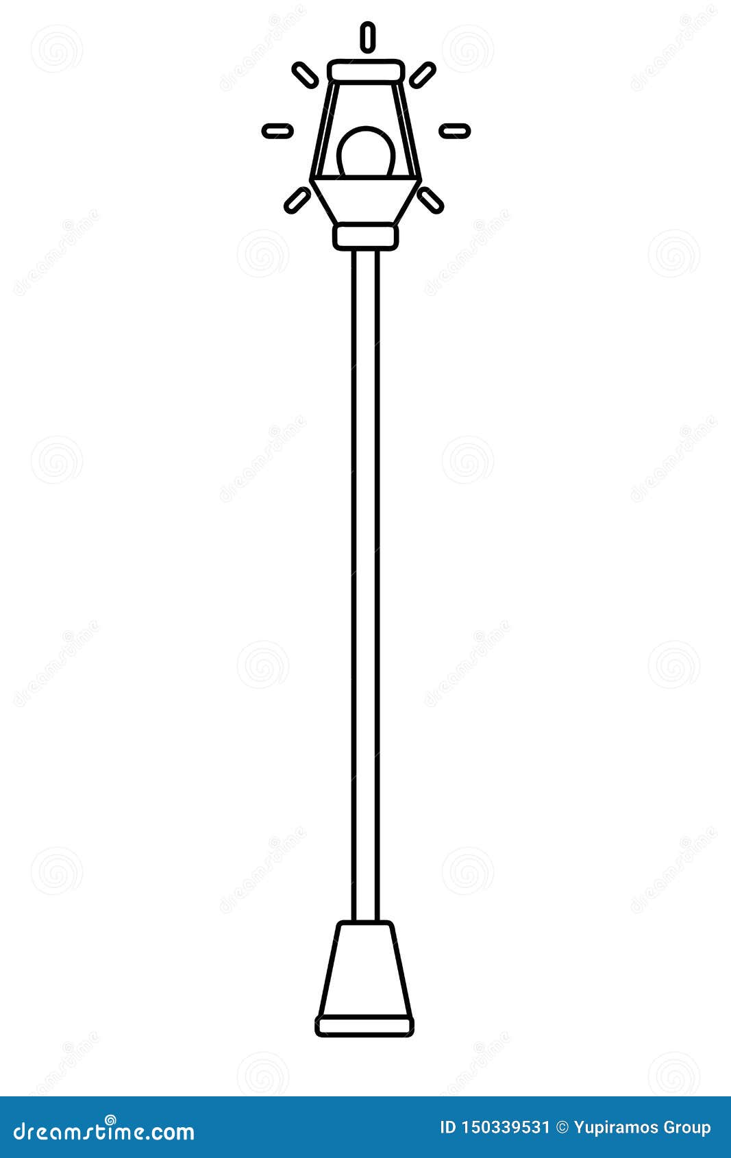 Isolated Lamp Design Vector Illustrator Stock Vector - Illustration of ...