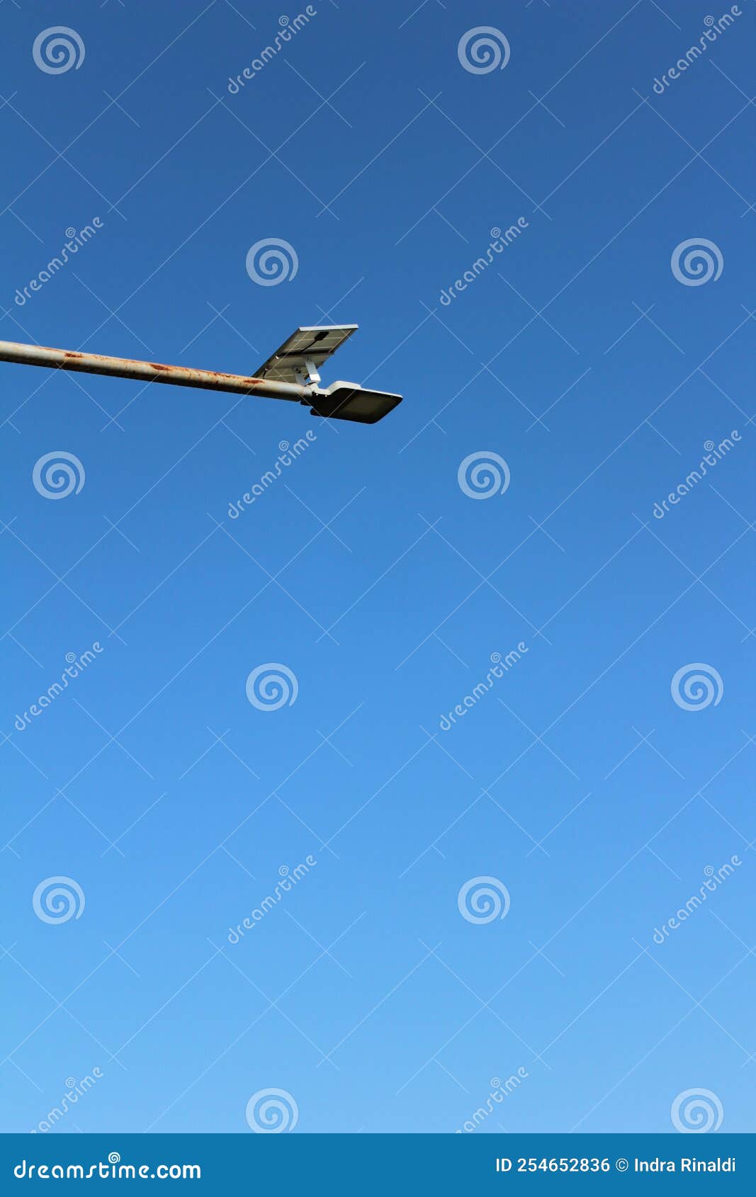 An isolated lamp post stock photo. Image of line, streetlight - 254652836